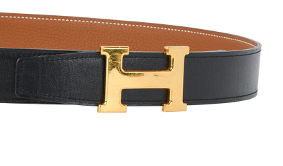 Pre-loved Hermes Reversible H Belt - £395