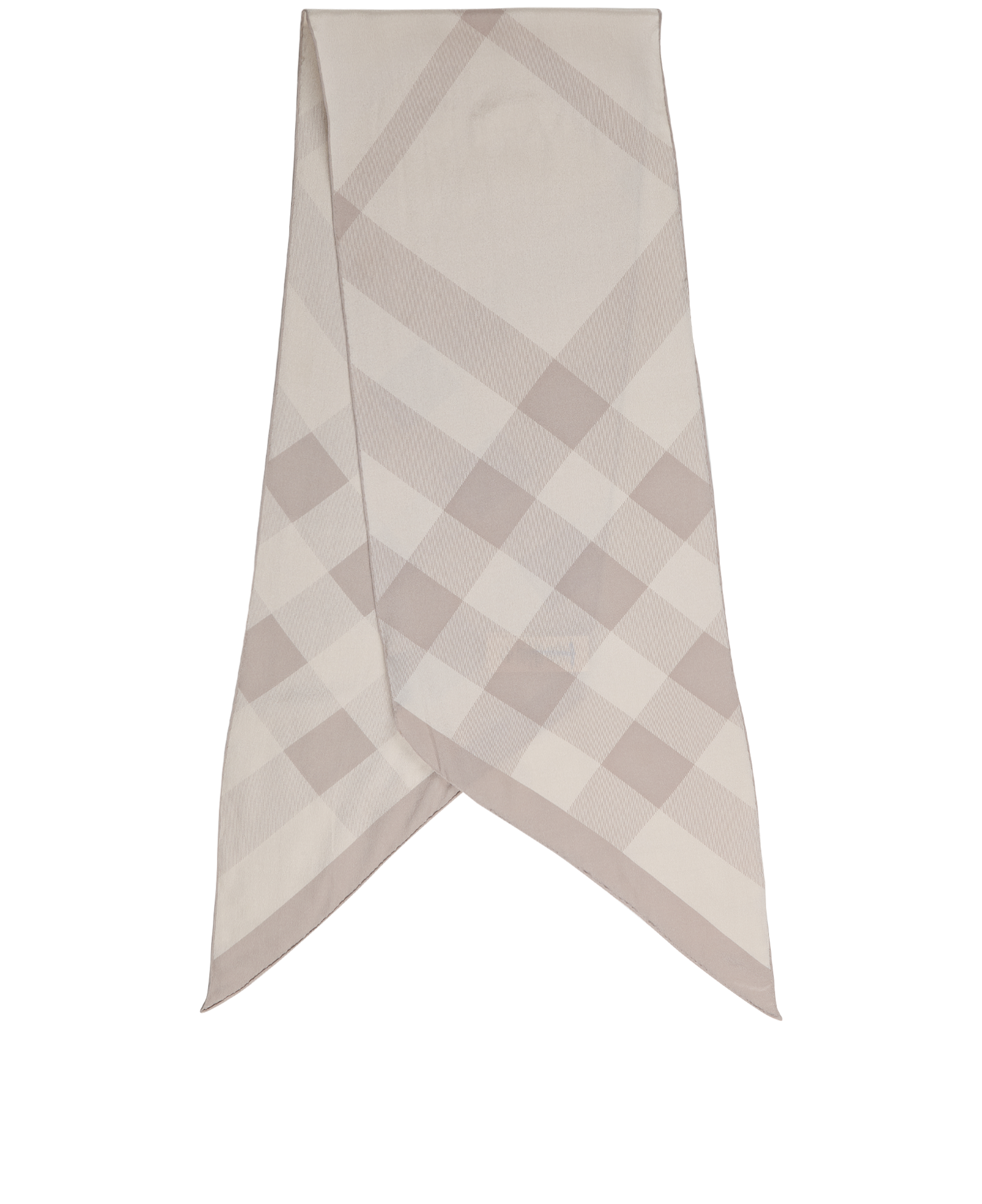 Pre-loved Burberry Check Maxi Twill - £80