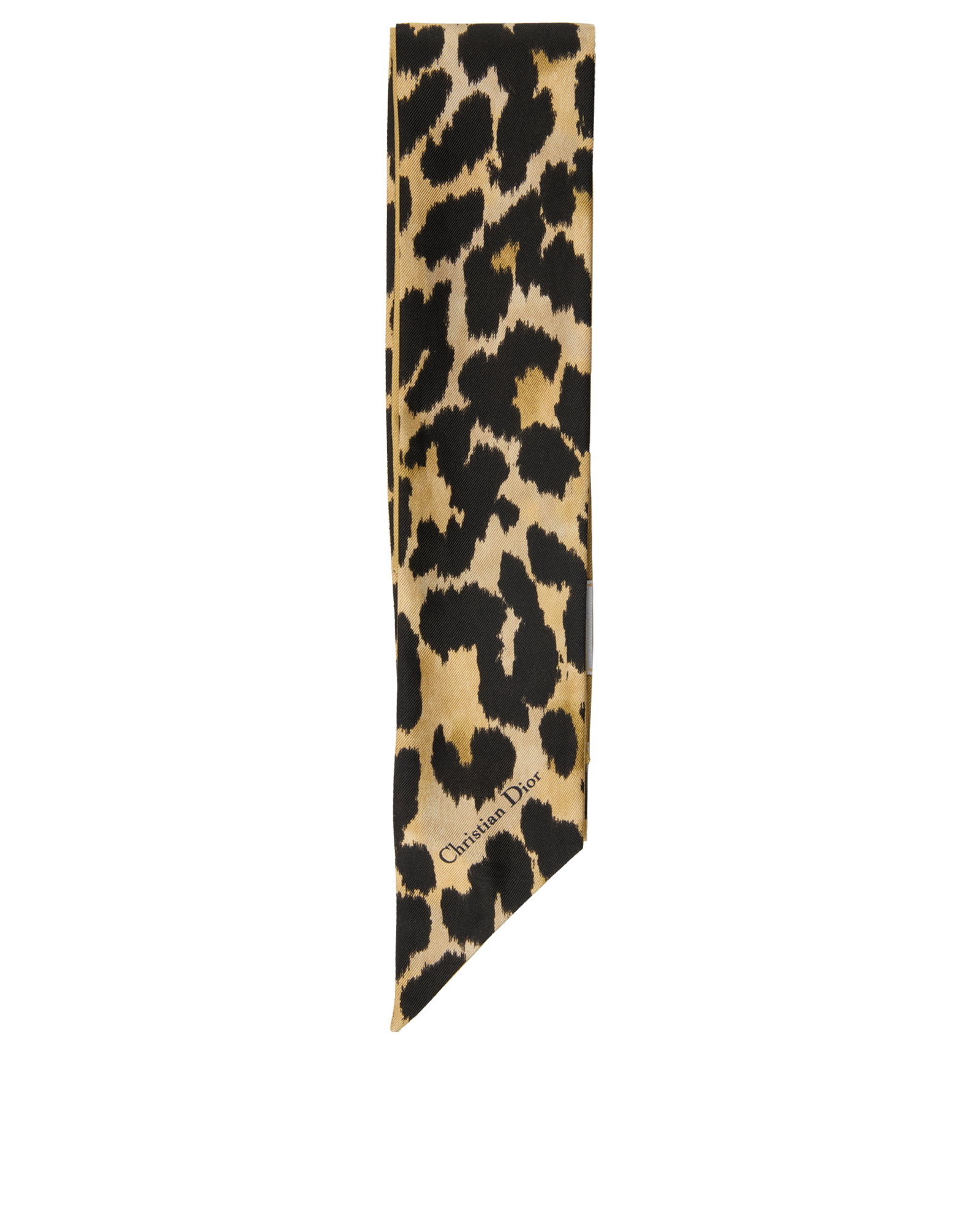 Christian Dior Logo & Animal Print Twilly, Scarves - Designer Exchange ...