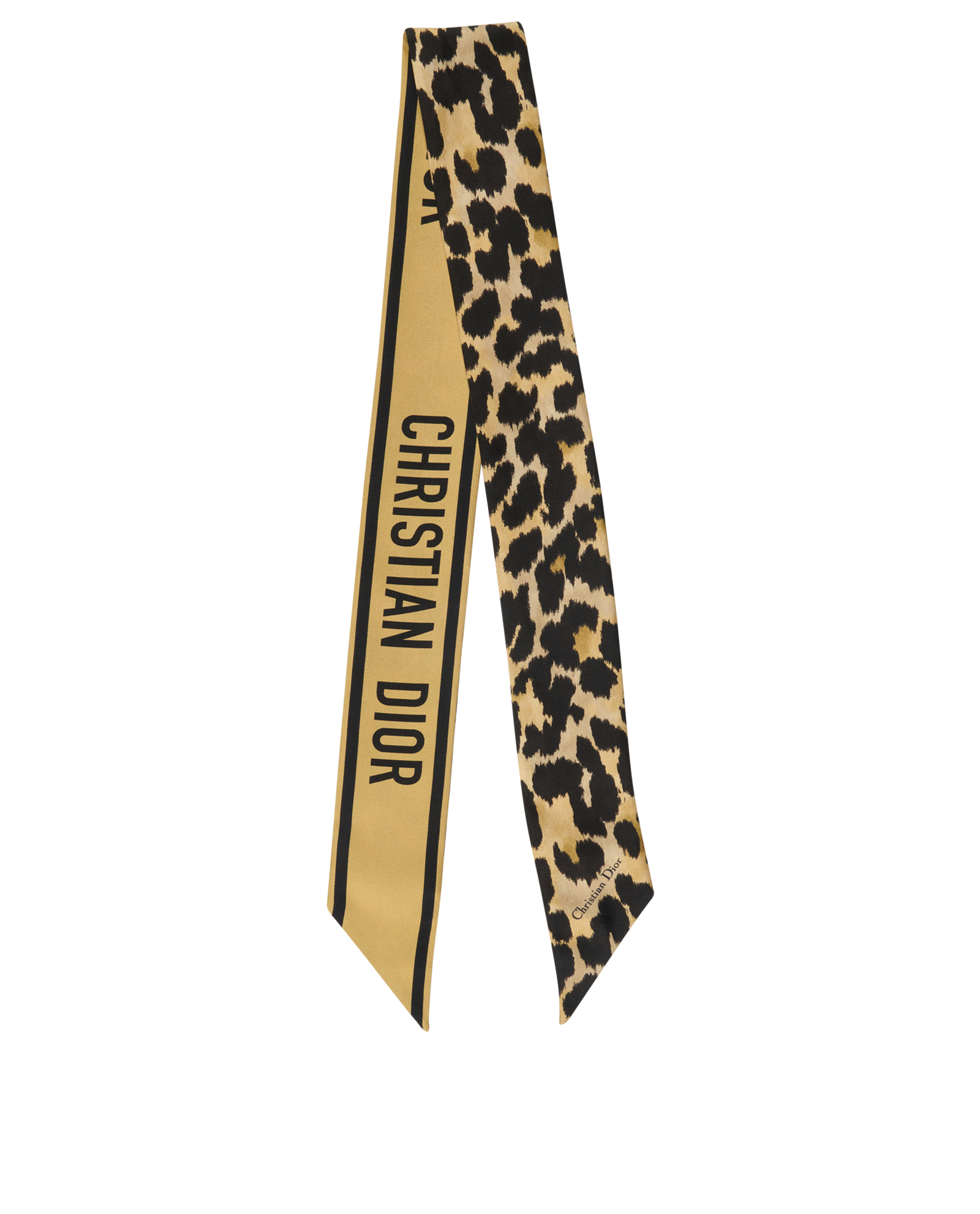 Christian Dior Logo & Animal Print Twilly, Scarves - Designer Exchange ...