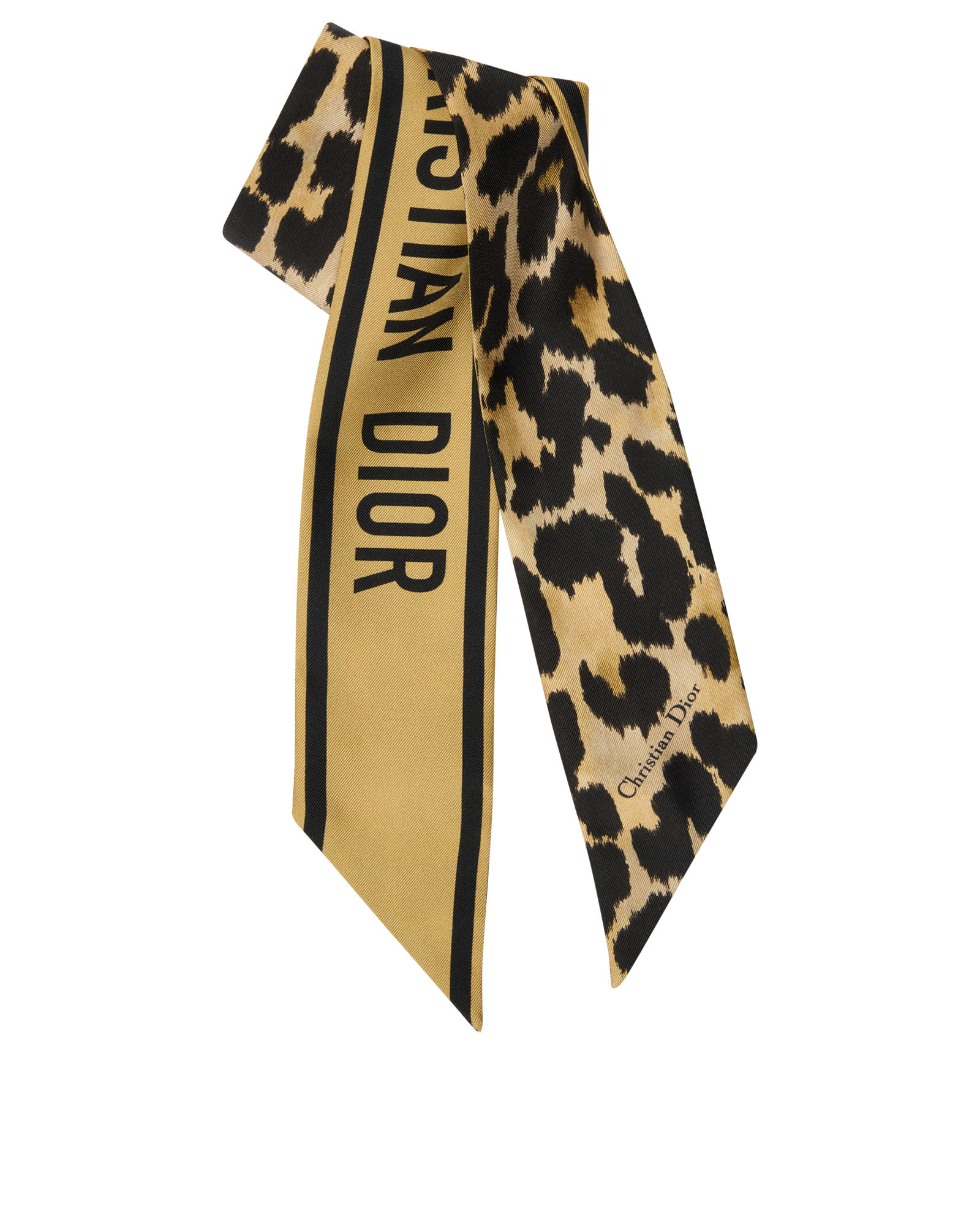 Christian Dior Logo & Animal Print Twilly, Scarves - Designer Exchange ...