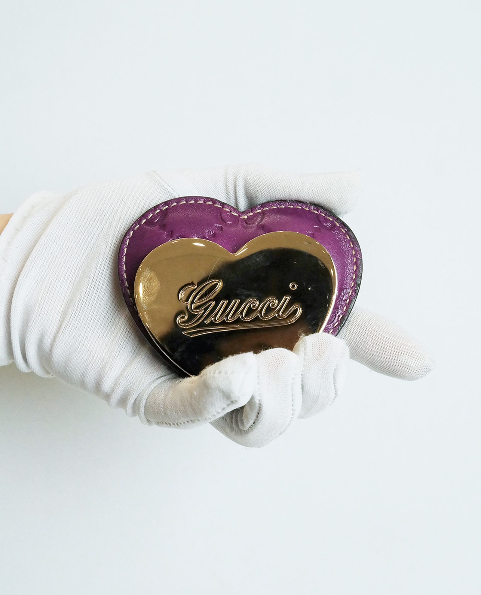 Pre-loved Gucci Heart Shaped Mirror - £20