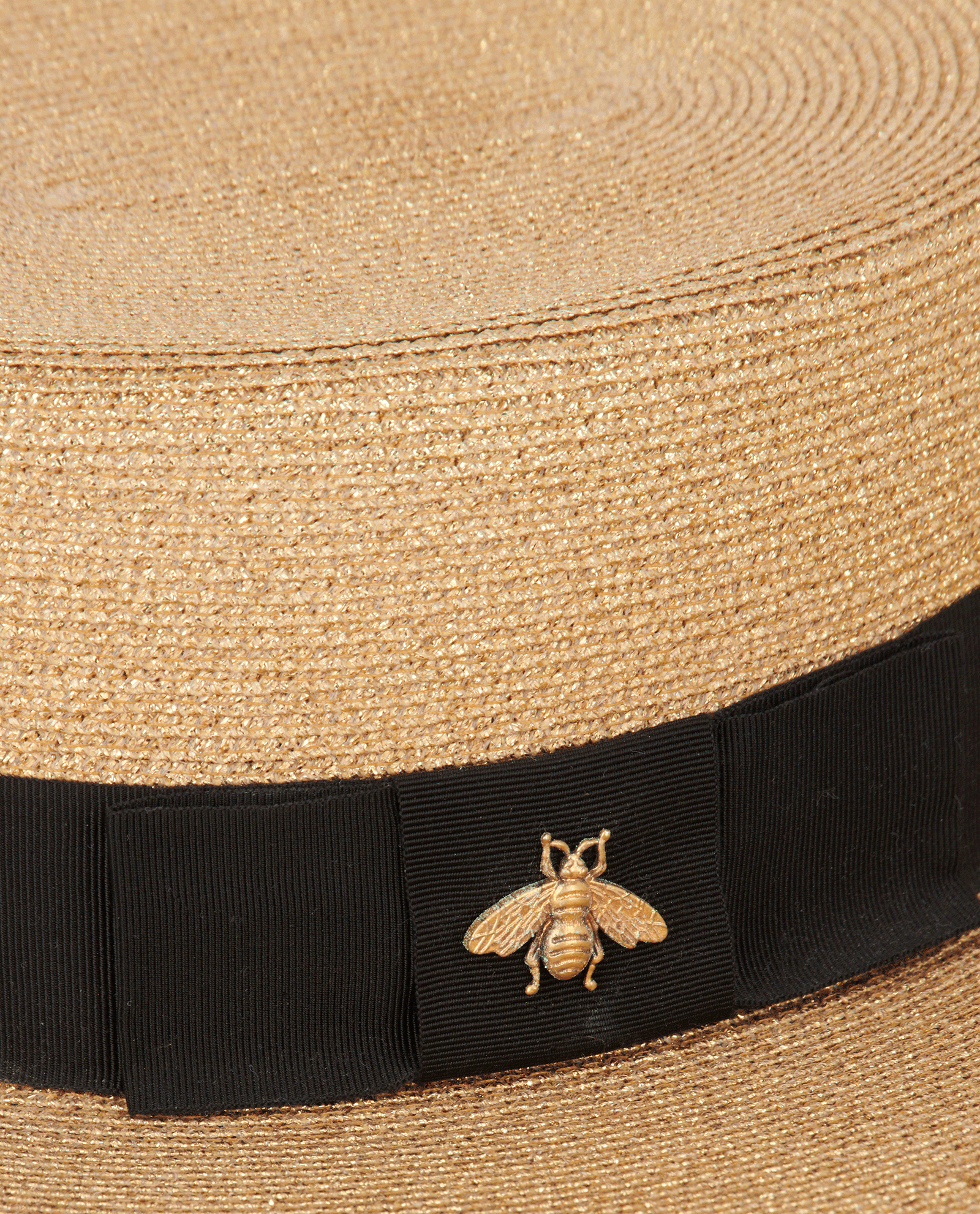 Pre-loved Gucci Lamé Papier Hat - £250