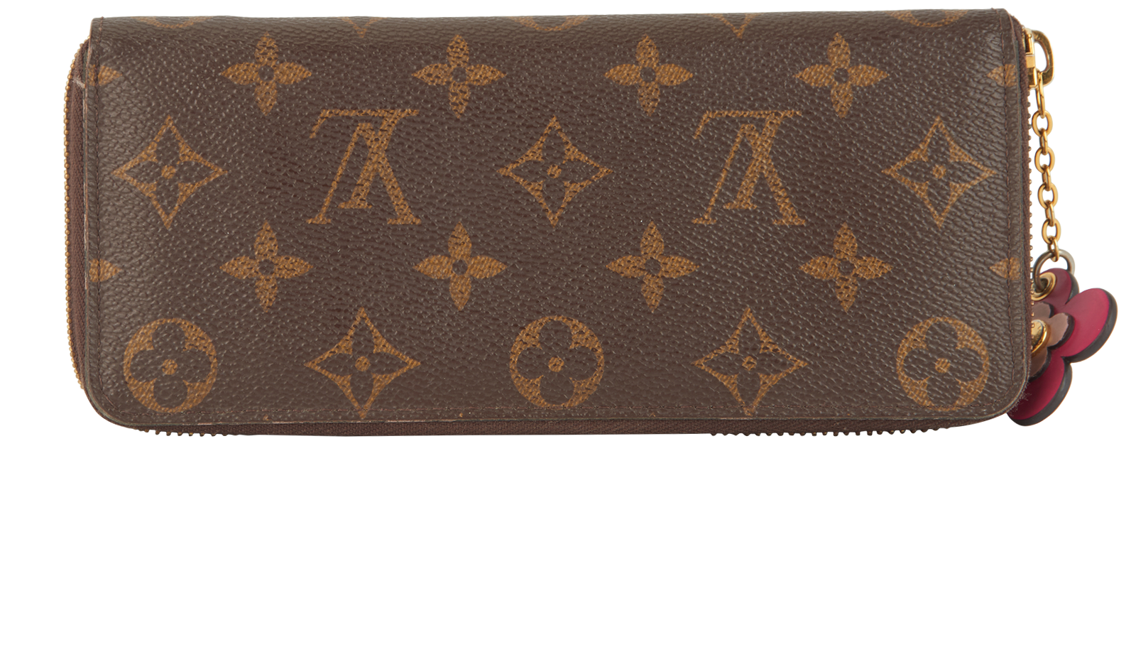 Pre-loved Louis Vuitton Clemence Flower Long Wallet - £250