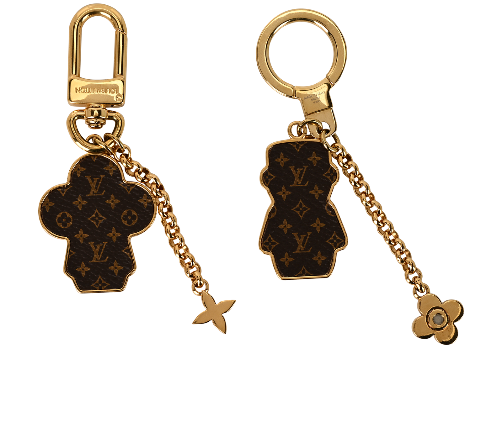 Louis Vuitton Vivienne & Gaston Splittable Keyring, Small Leather Goods ...