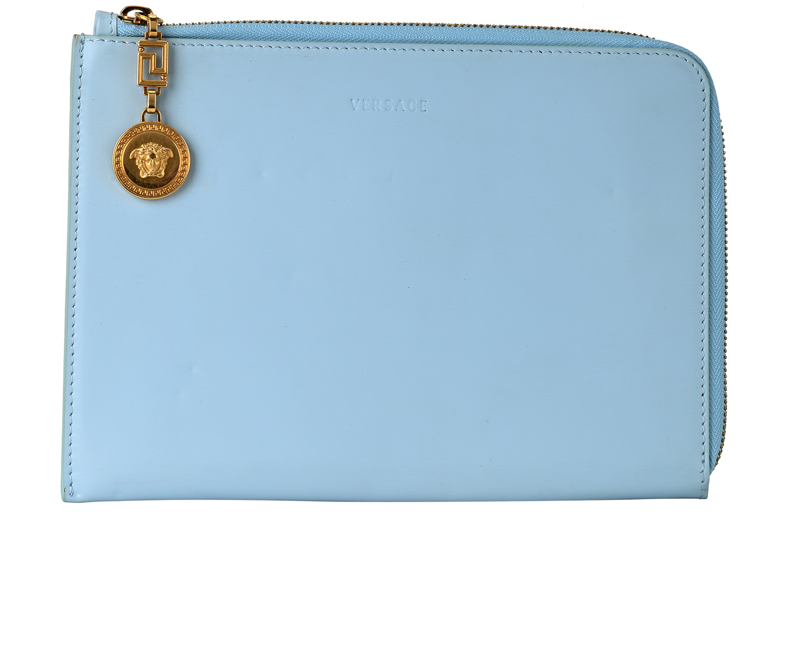 Pre-loved Versace Zip Around Pouch - £120