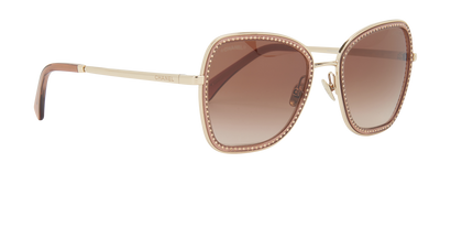 Chanel 4277B Embellished Square Sunglasses, Sunglasses - Designer ...