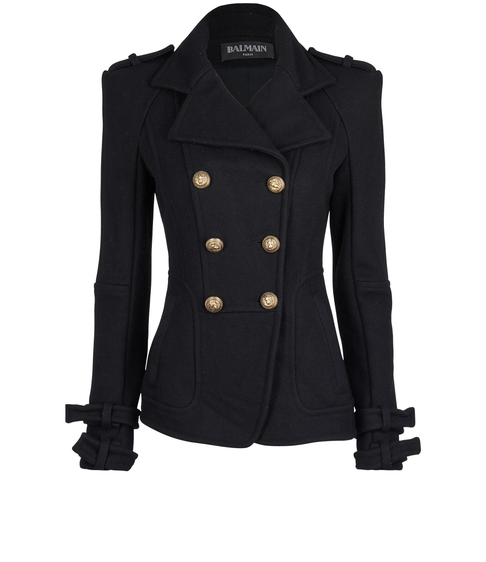 Balmain Double Breasted Short Coat, Coats - Designer Exchange | Buy ...