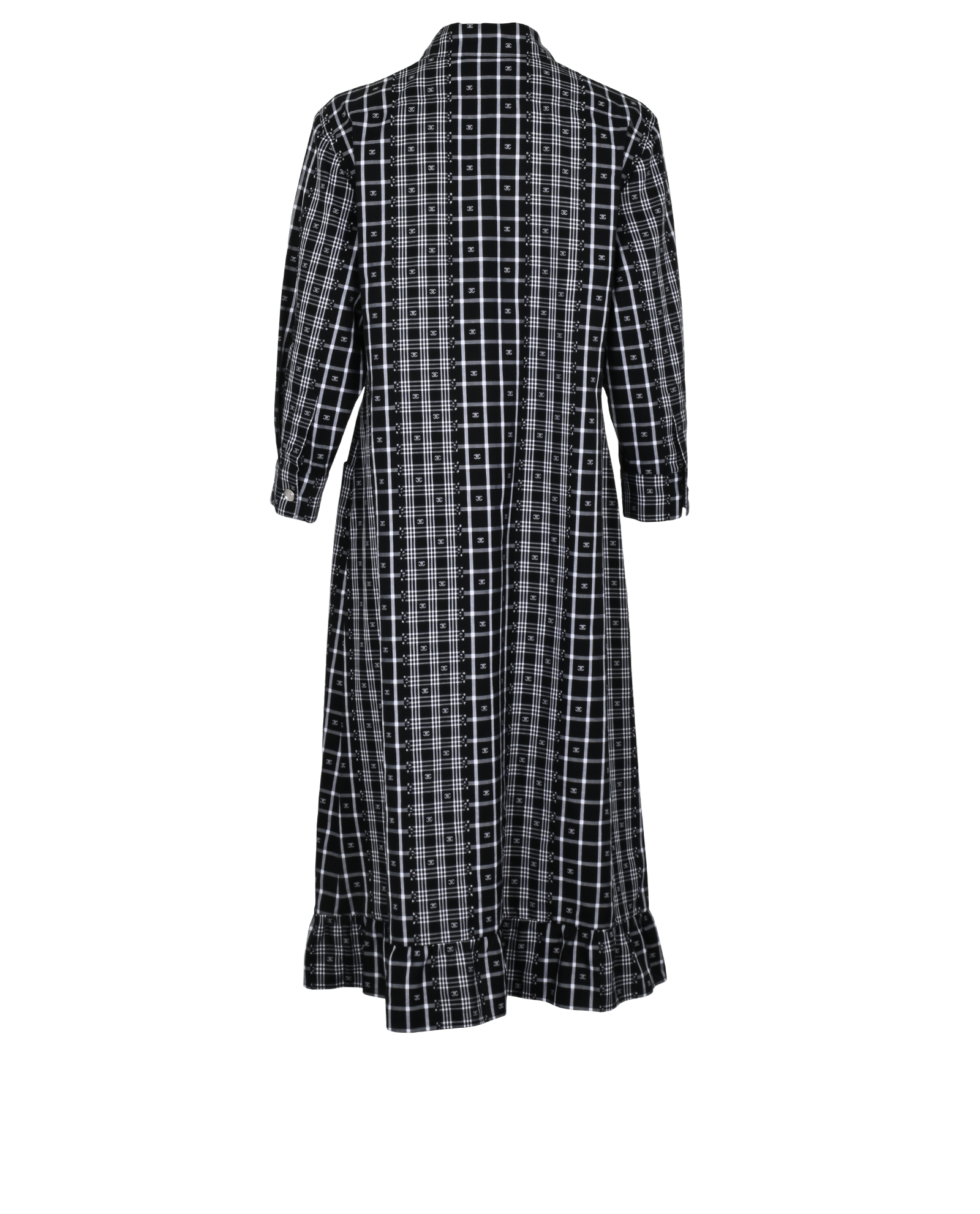 Pre-loved Chanel CC Maxi Smock Dress - £850