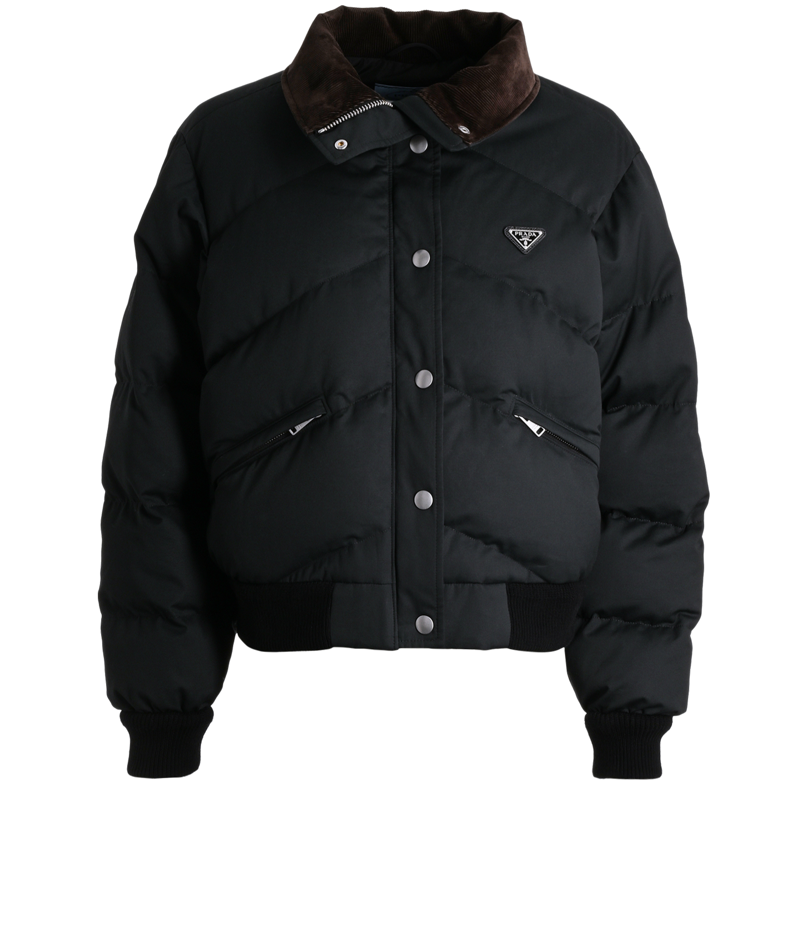 Prada Cropped Compact Puffer Jacket, Jackets - Designer Exchange | Buy ...