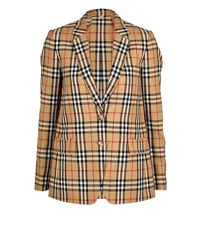 Burberry Single-Vent Check Blazer, Jackets - Designer Exchange | Buy ...