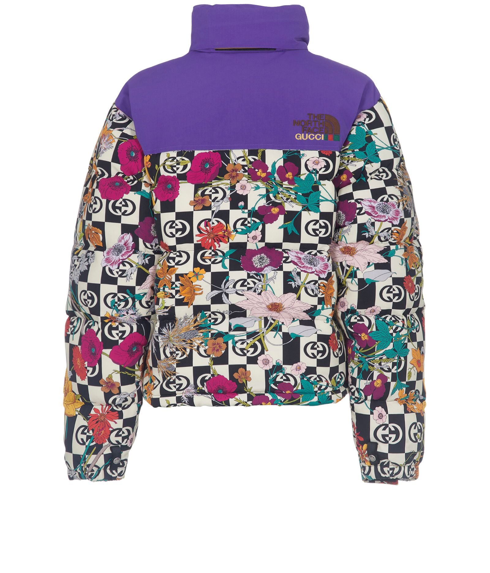 Gucci x North Face Floral-Print Puffer Jacket, Jackets - Designer ...