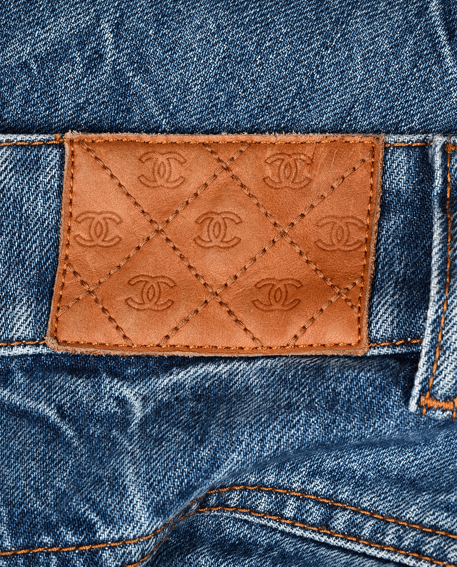 Pre-loved Chanel Wide Leg Jeans - £395