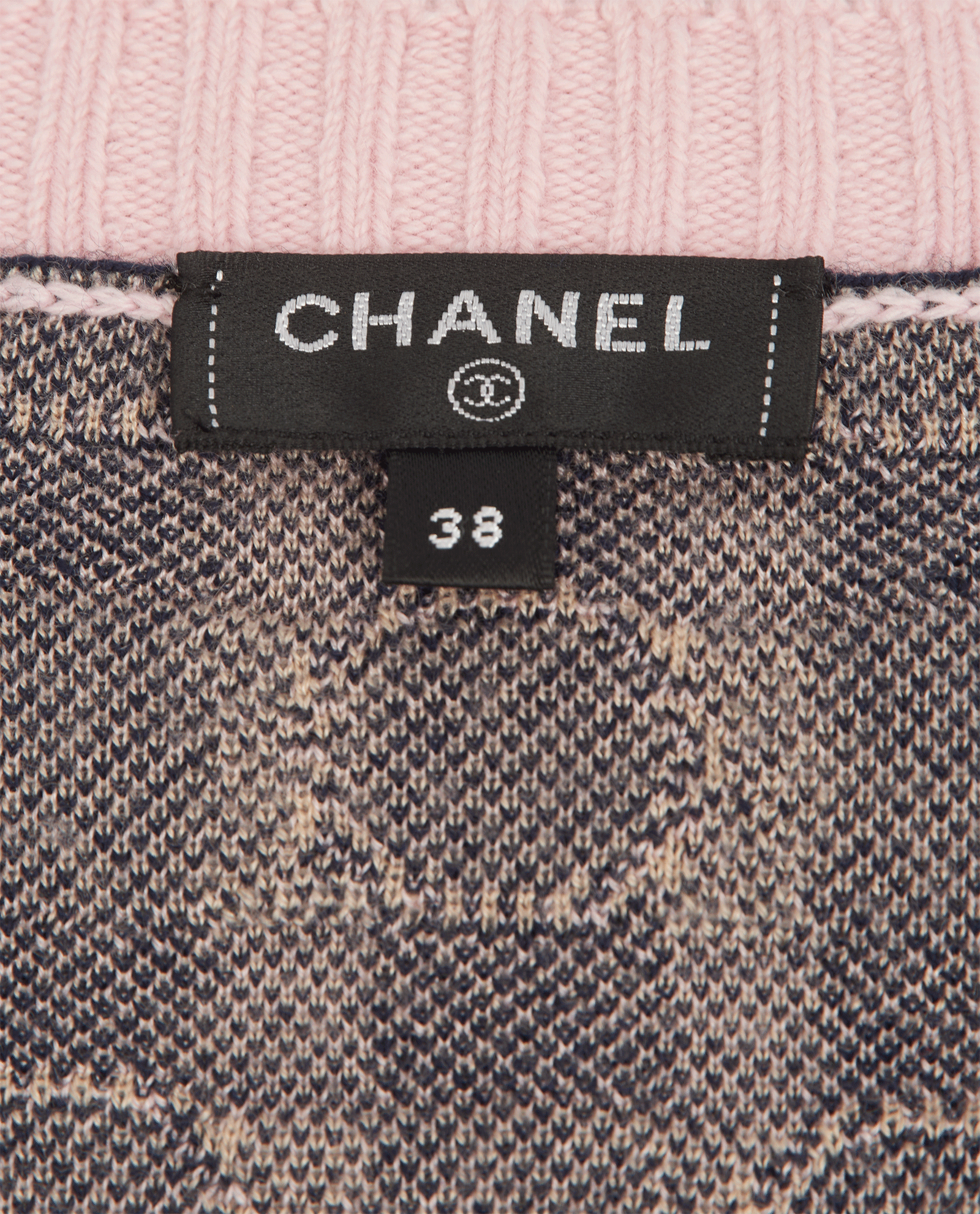 Pre-loved Chanel Logo Button Cardigan - £1,200