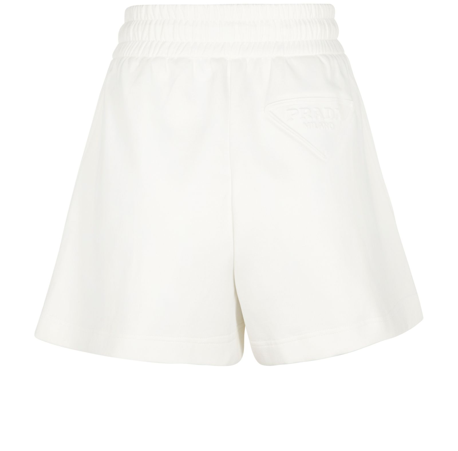Prada Triangle Logo-Plaque Shorts, Shorts - Designer Exchange | Buy ...