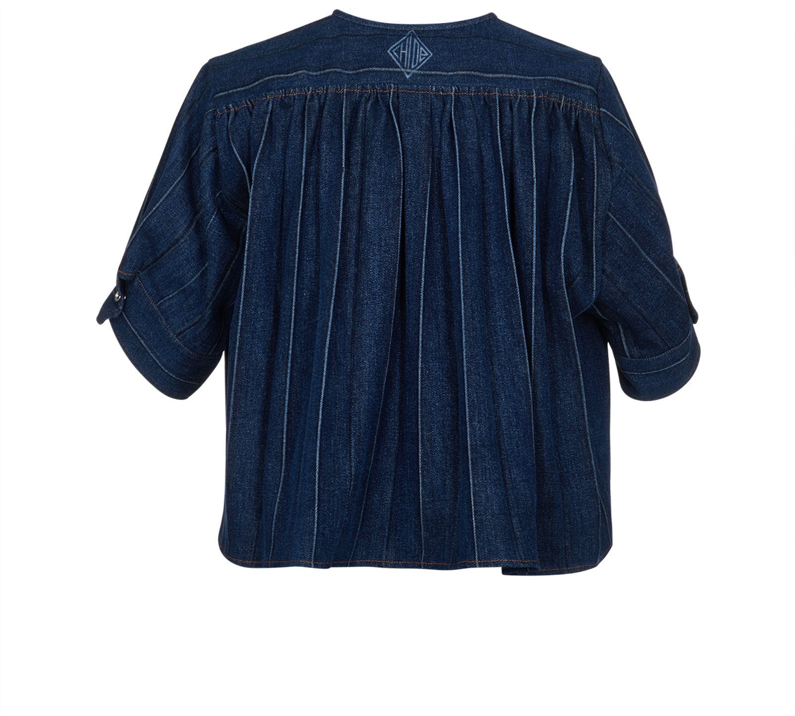 Chloé Hero Recycled Stretch Denim Top, Tops - Designer Exchange | Buy ...