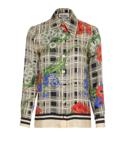 Gucci Bouquet Flower Grid Shirt, Tops - Designer Exchange | Buy Sell ...