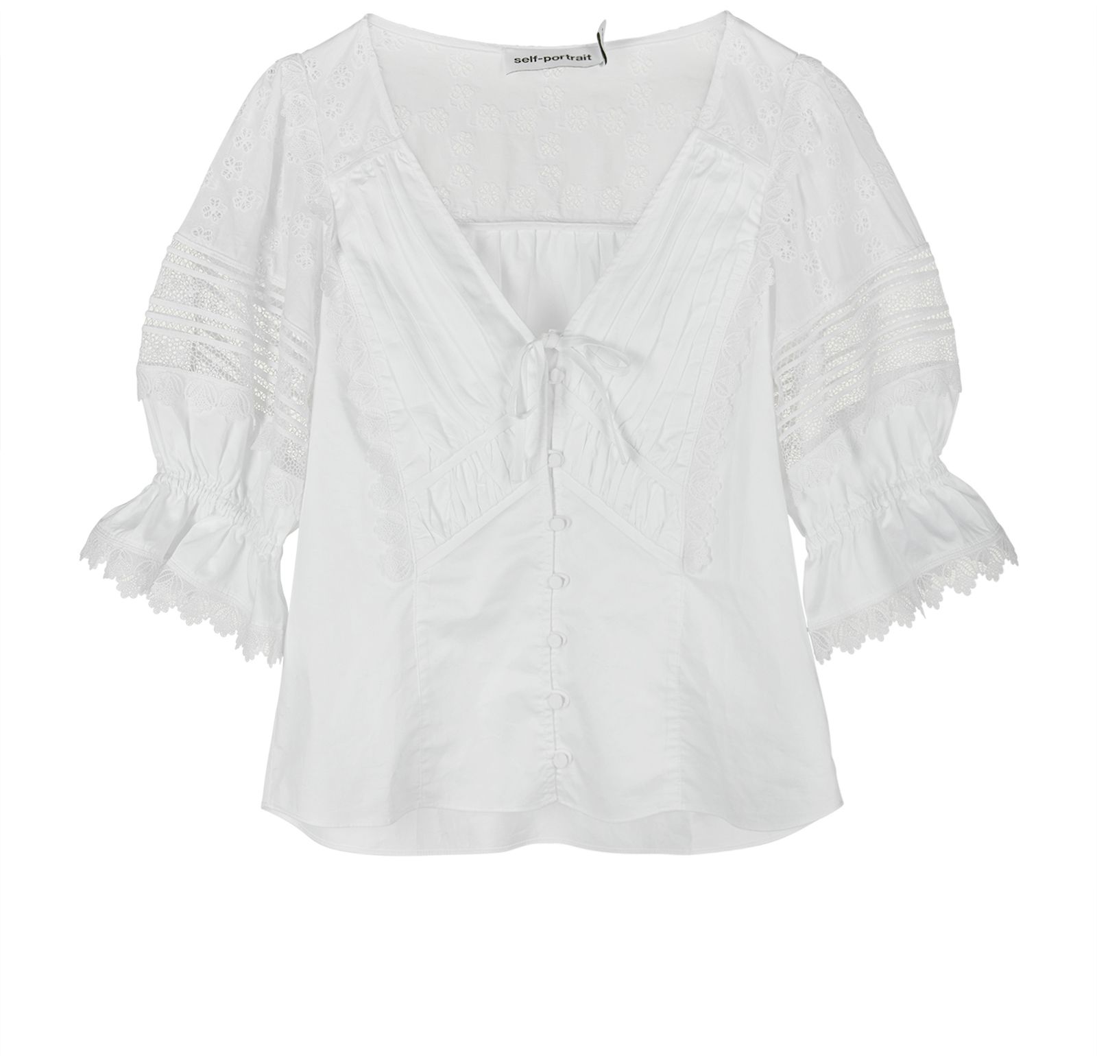 Self Portrait Button Up Top, Tops - Designer Exchange | Buy Sell Exchange