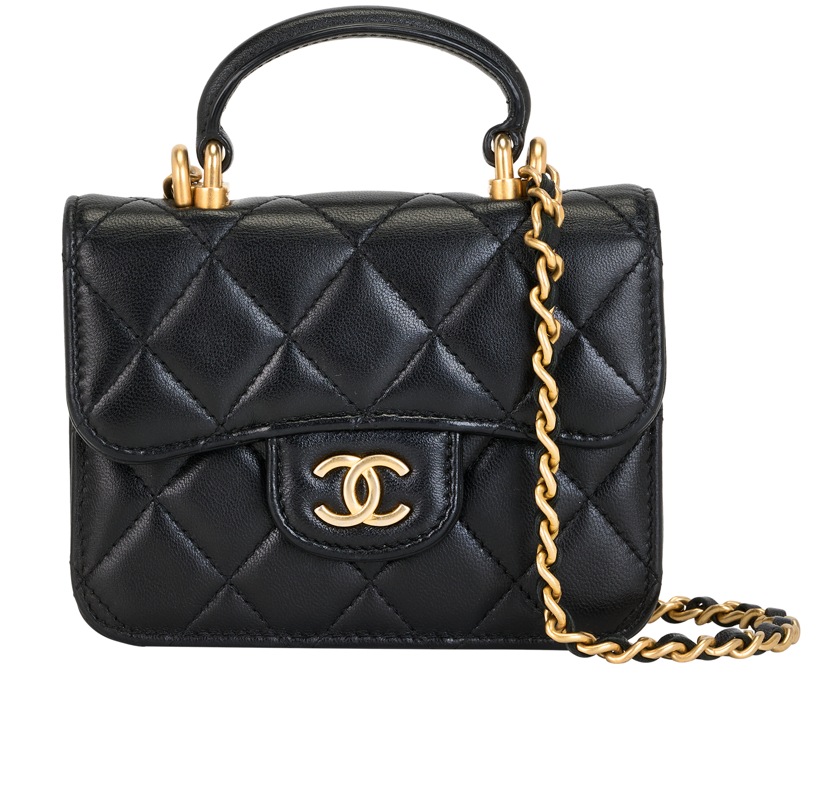 Pre-loved Mini Top Handle Flap - £2,900