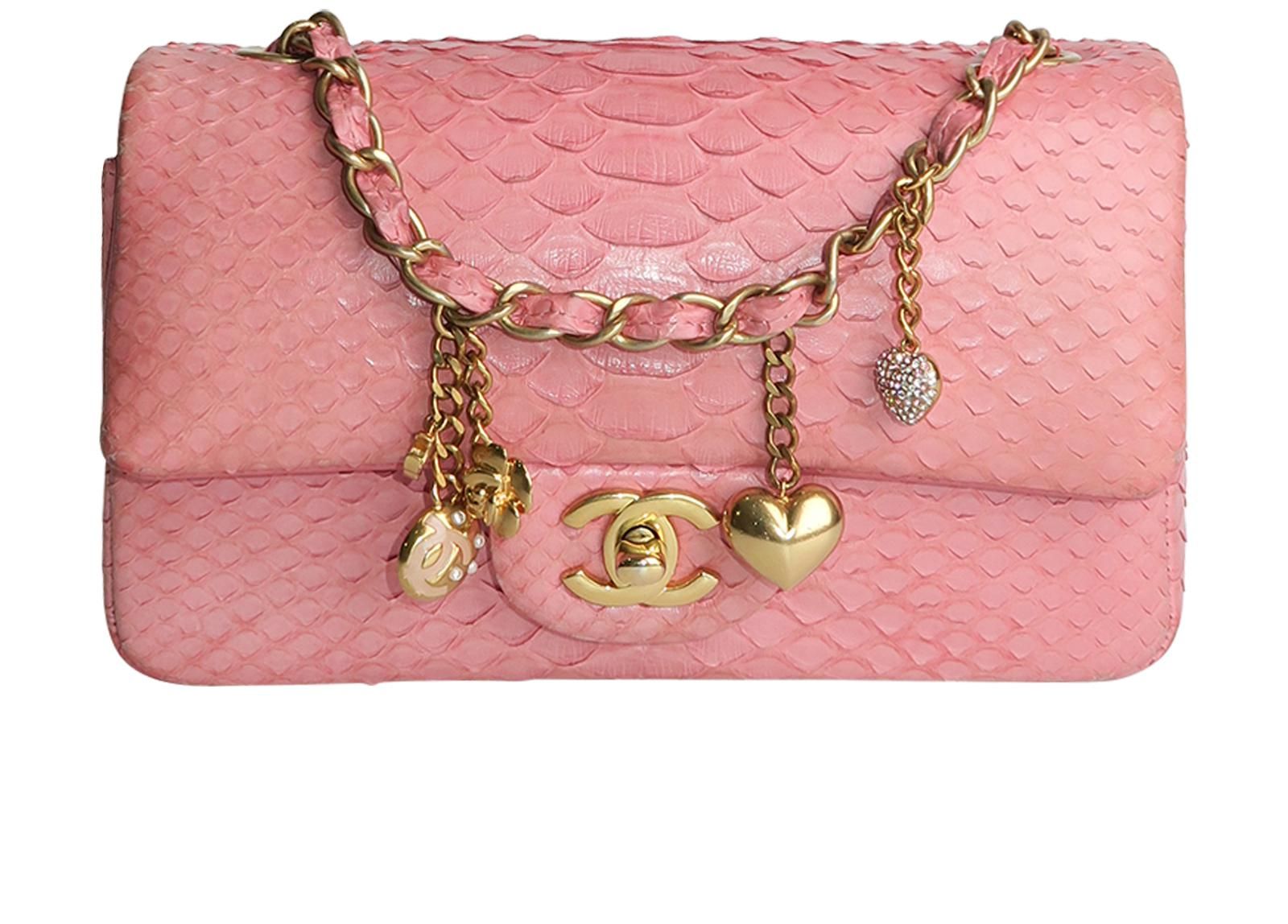 Chanel Python Rectangular Mini Classic Flap Bag, Chanel - Designer ...