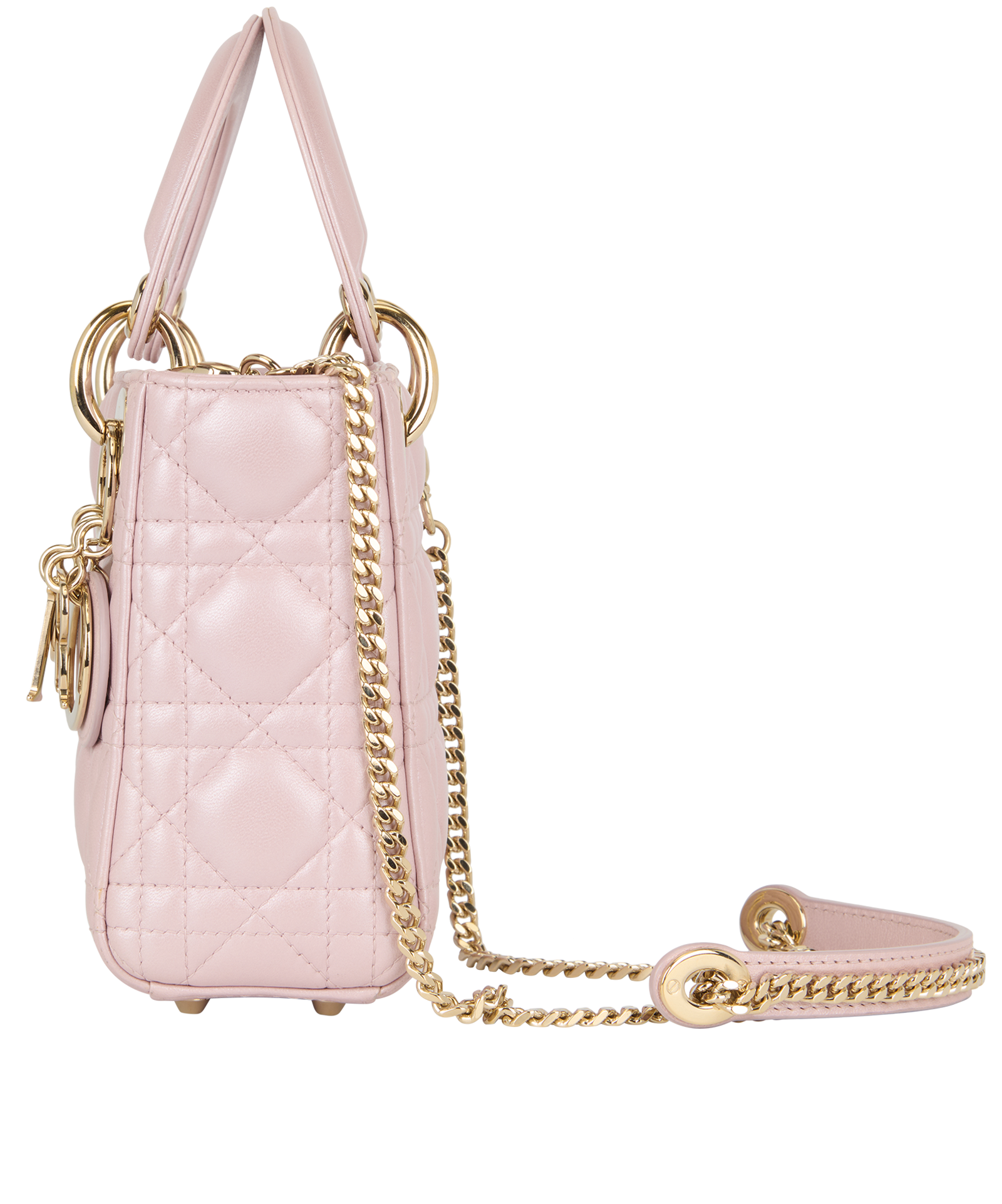 Pre-loved Iridescent Mini Lady Dior - £2,600