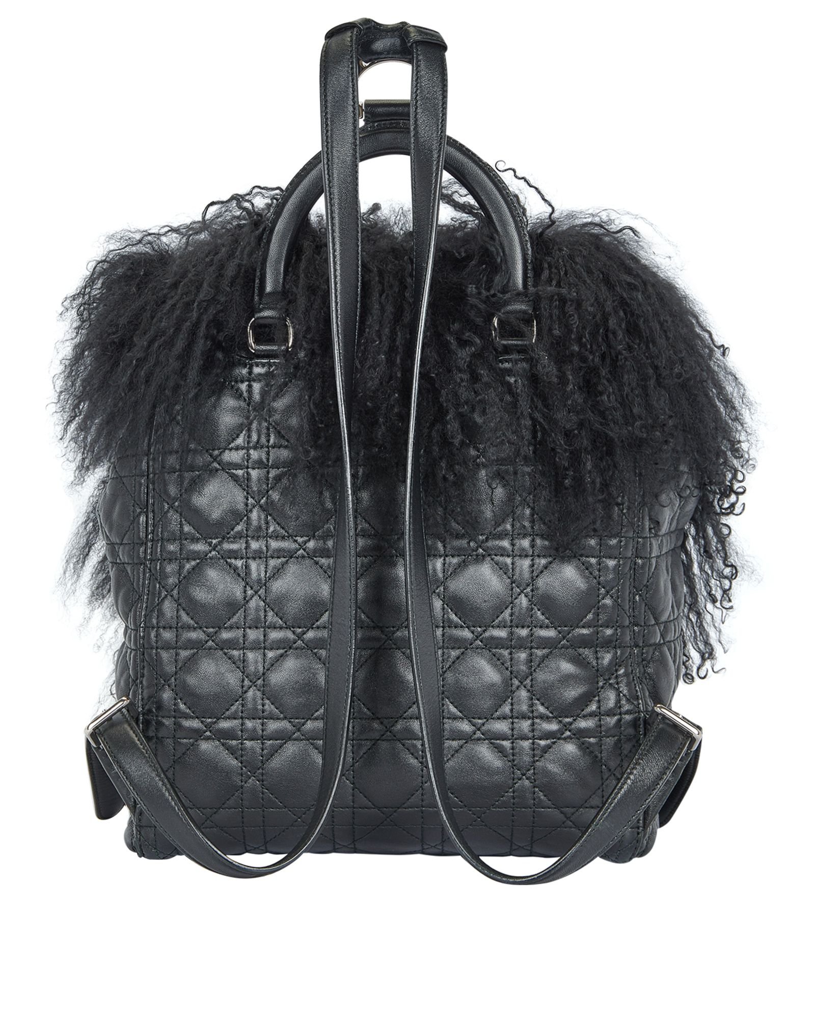 Mongolian Lamb Wool Backpack, Christian Dior - Designer Exchange | Buy ...