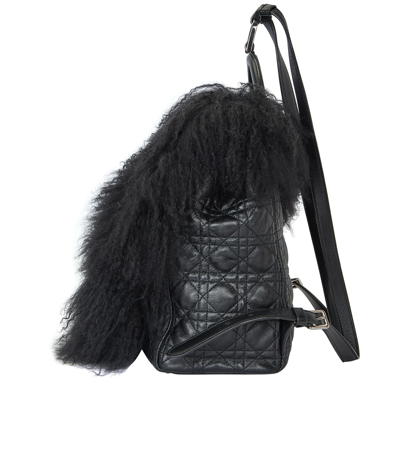 Mongolian Lamb Wool Backpack, Christian Dior - Designer Exchange | Buy ...