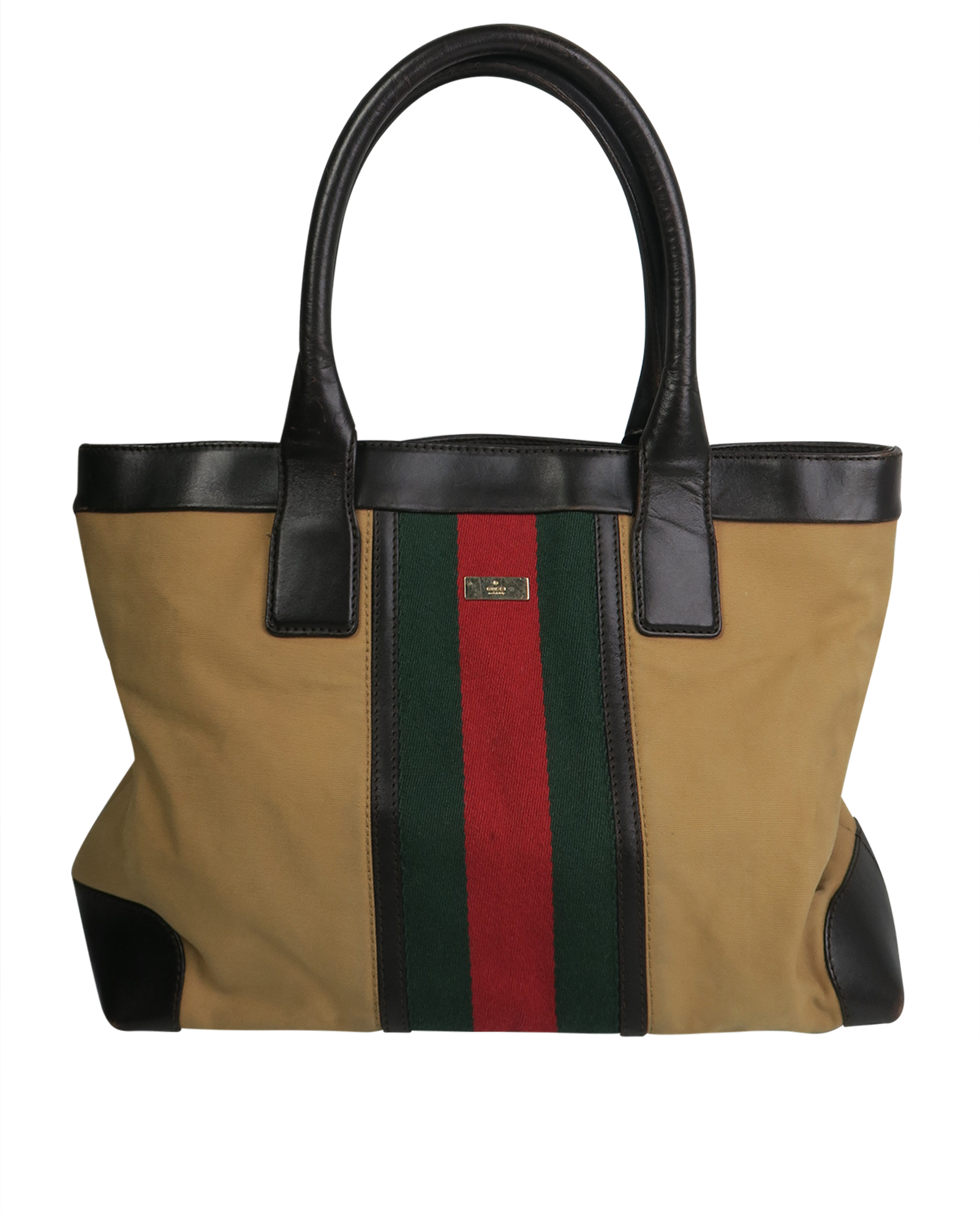 Gucci Web Stripe Tote, Gucci - Designer Exchange | Buy Sell Exchange