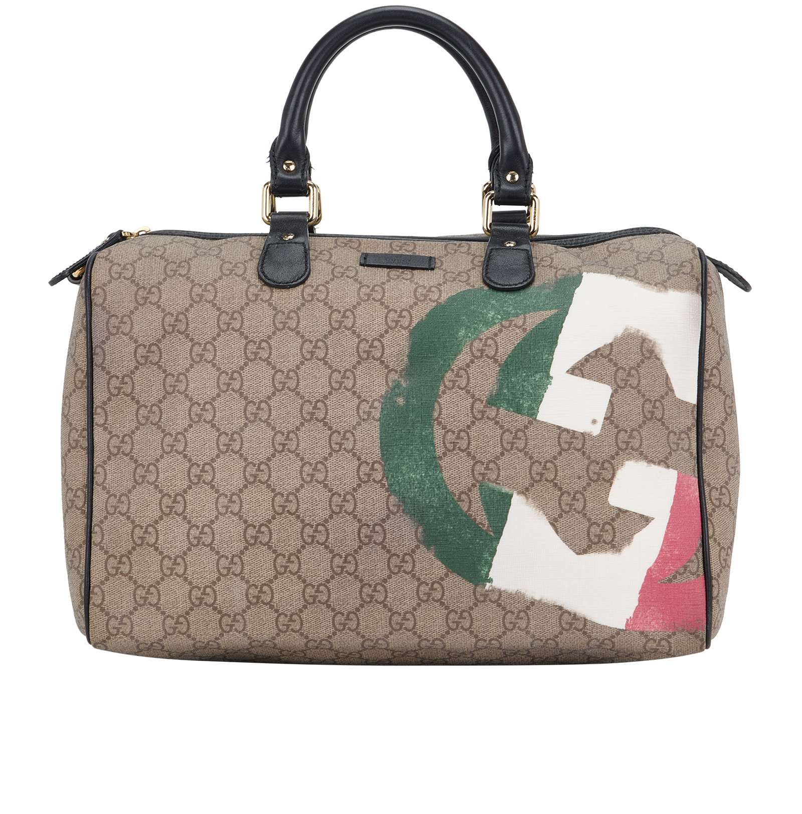 Interlocking G Graffiti Print Boston, Gucci - Designer Exchange | Buy ...