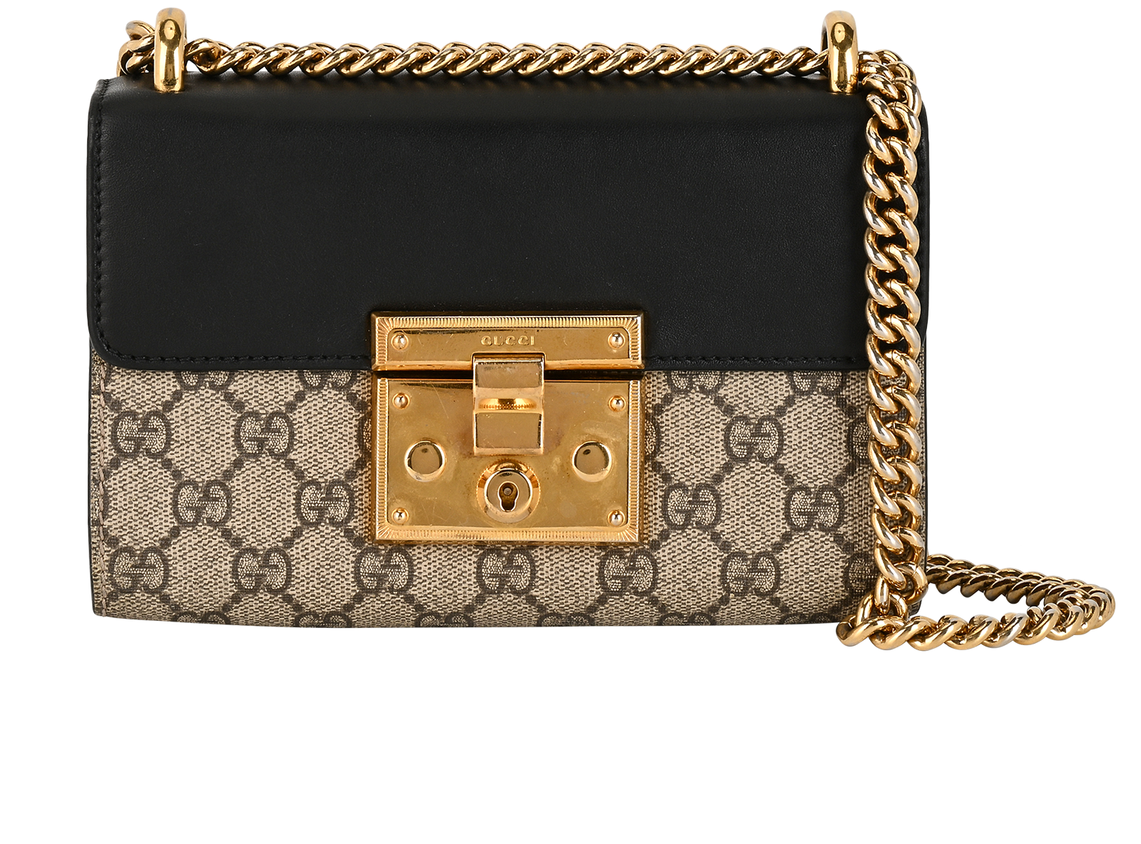 Pre-loved Padlock Shoulder Bag - £550