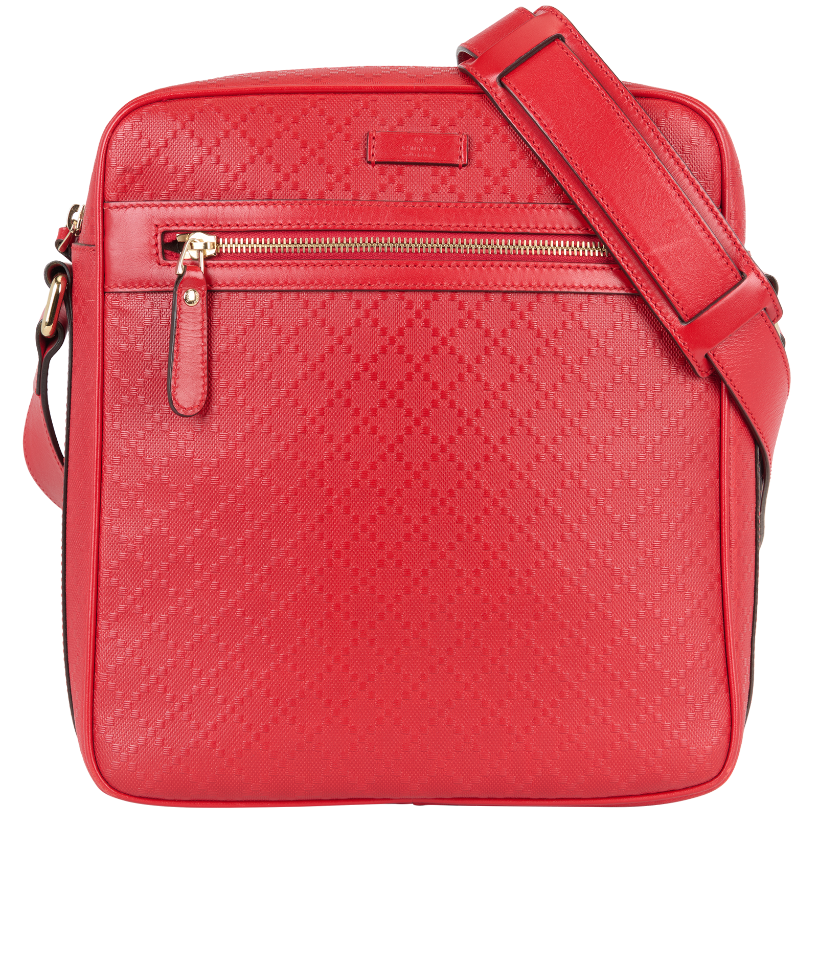 Pre-loved Large Diamond Print Messenger - £360