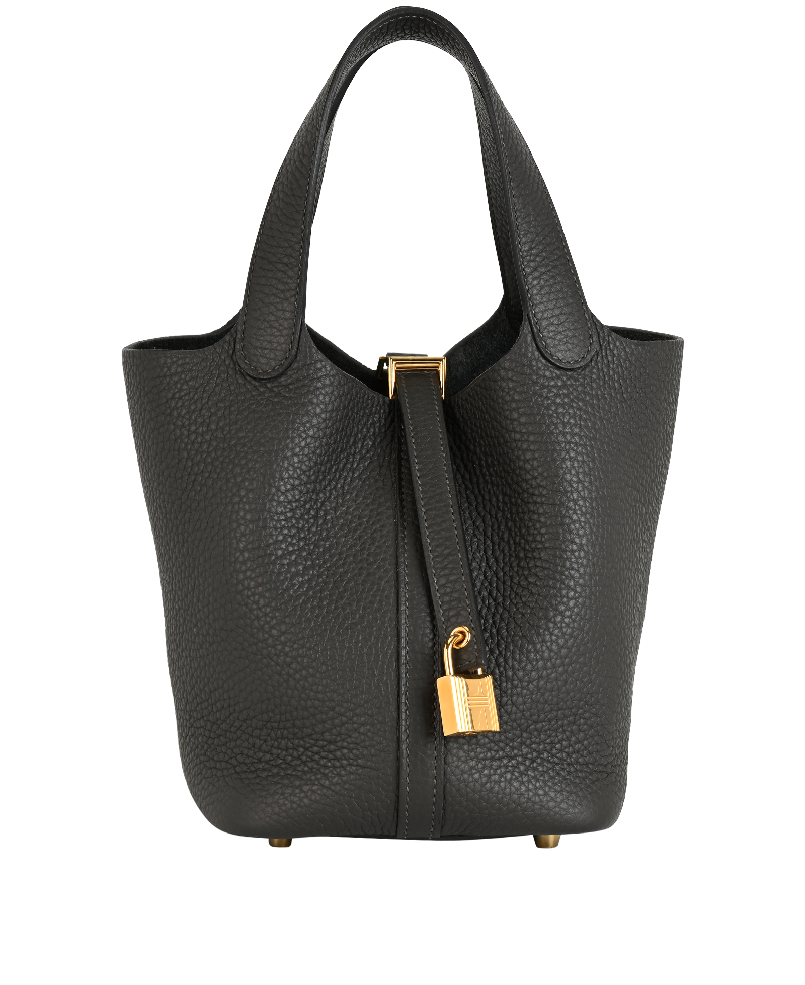 Picotin Lock 18 in Bronze Taurillon Clemence Leather, Hermès - Designer ...
