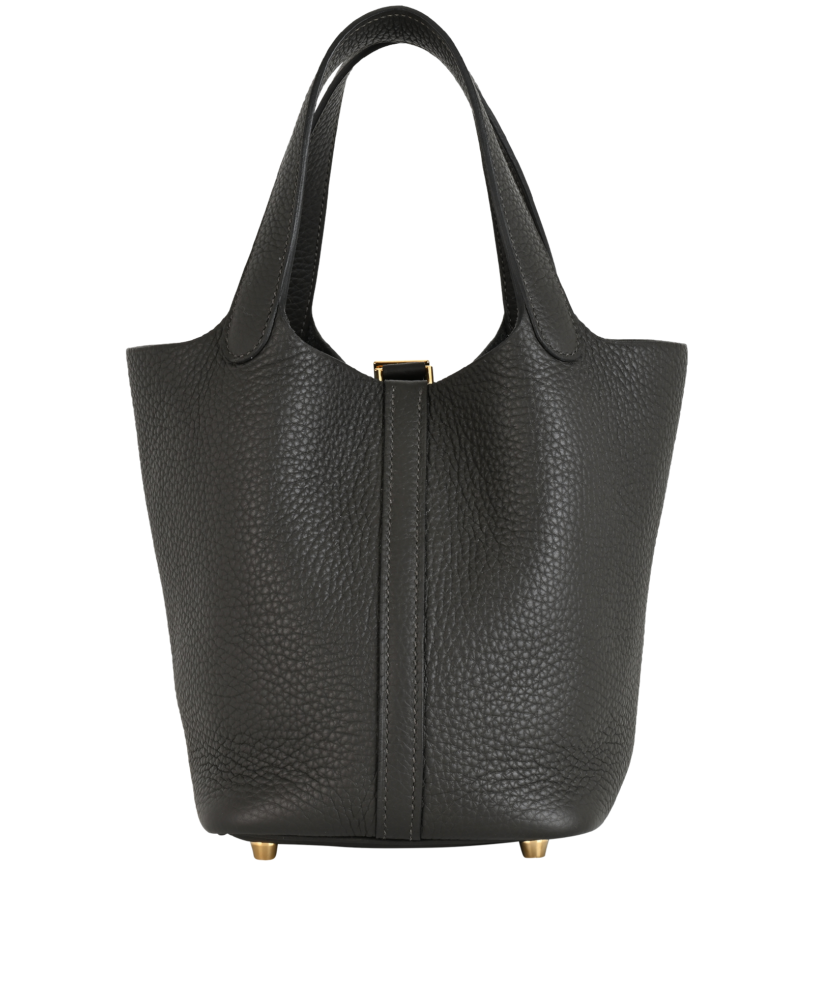 Picotin Lock 18 in Bronze Taurillon Clemence Leather, Hermès - Designer ...