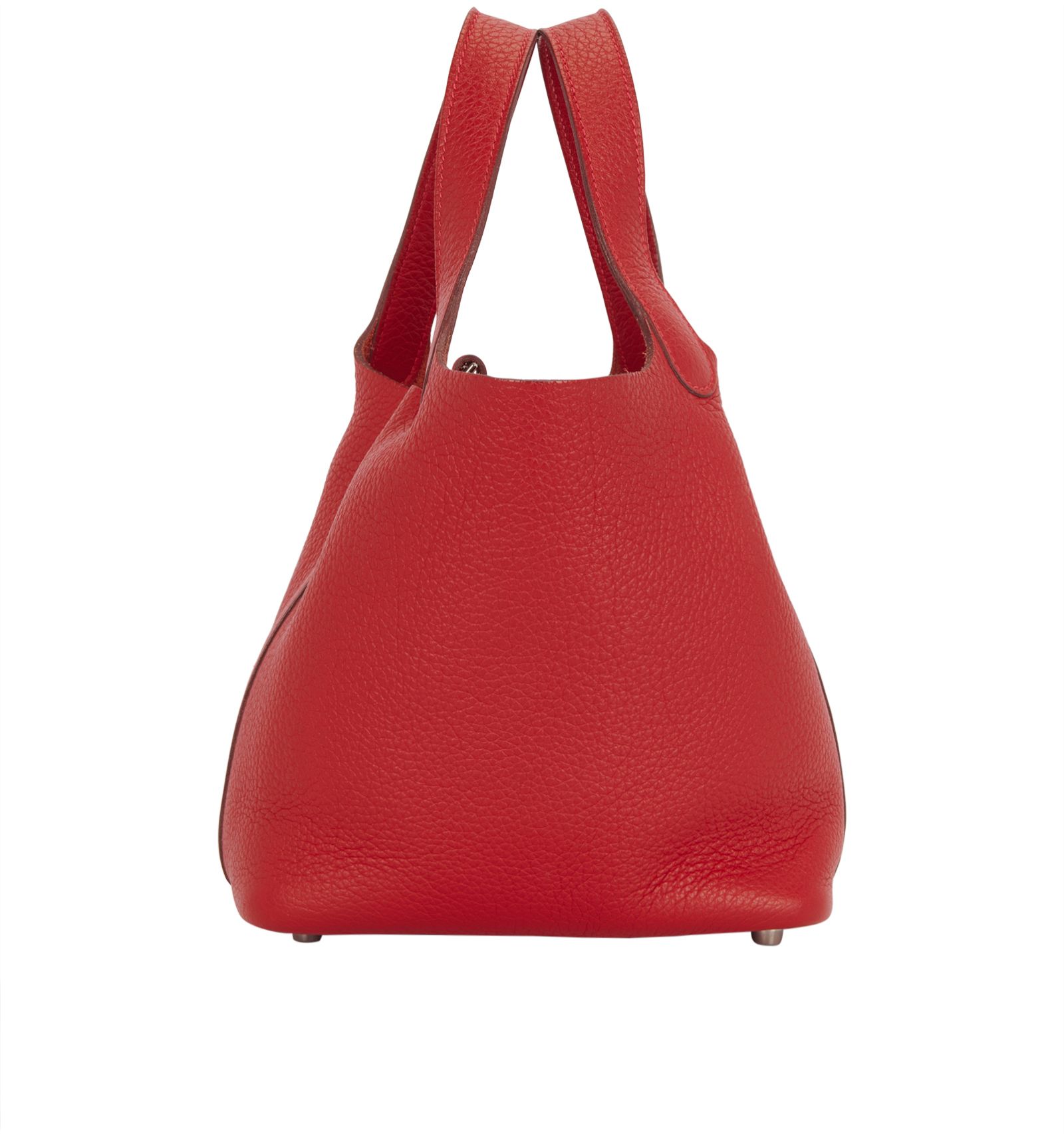 Picotin 18 Veau Taurillon Clemence Rouge Vif, Hermès - Designer ...