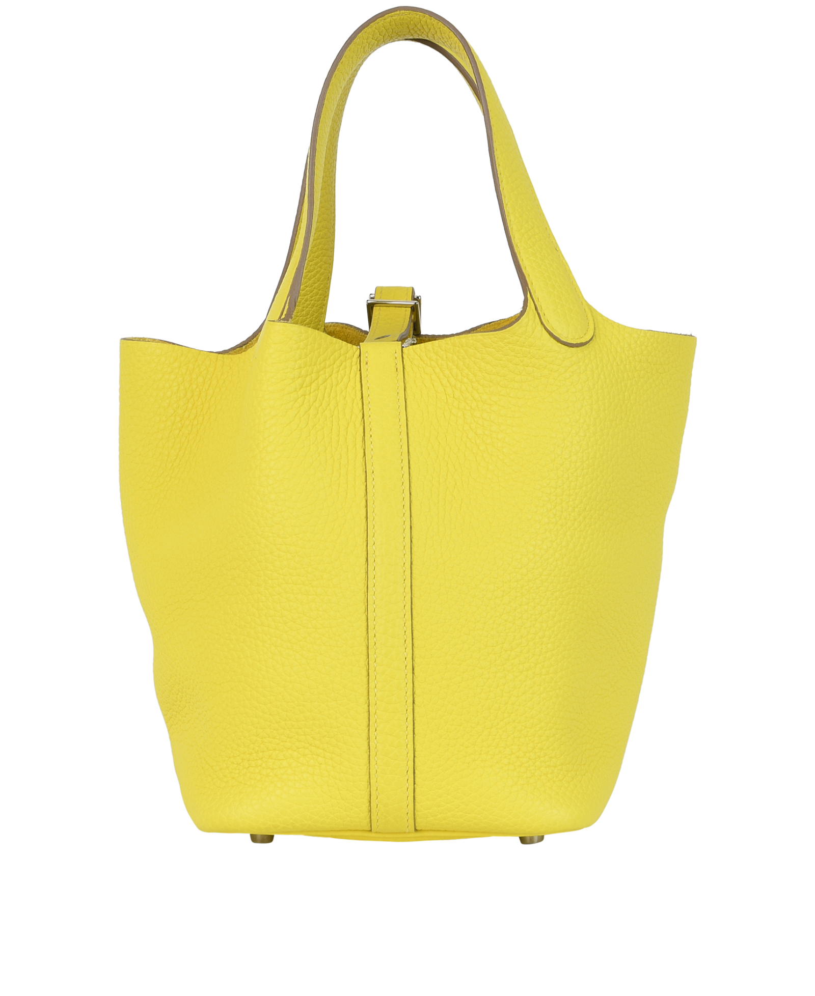 Pre-loved Picotin 18 in Clemence Lime - £3,100