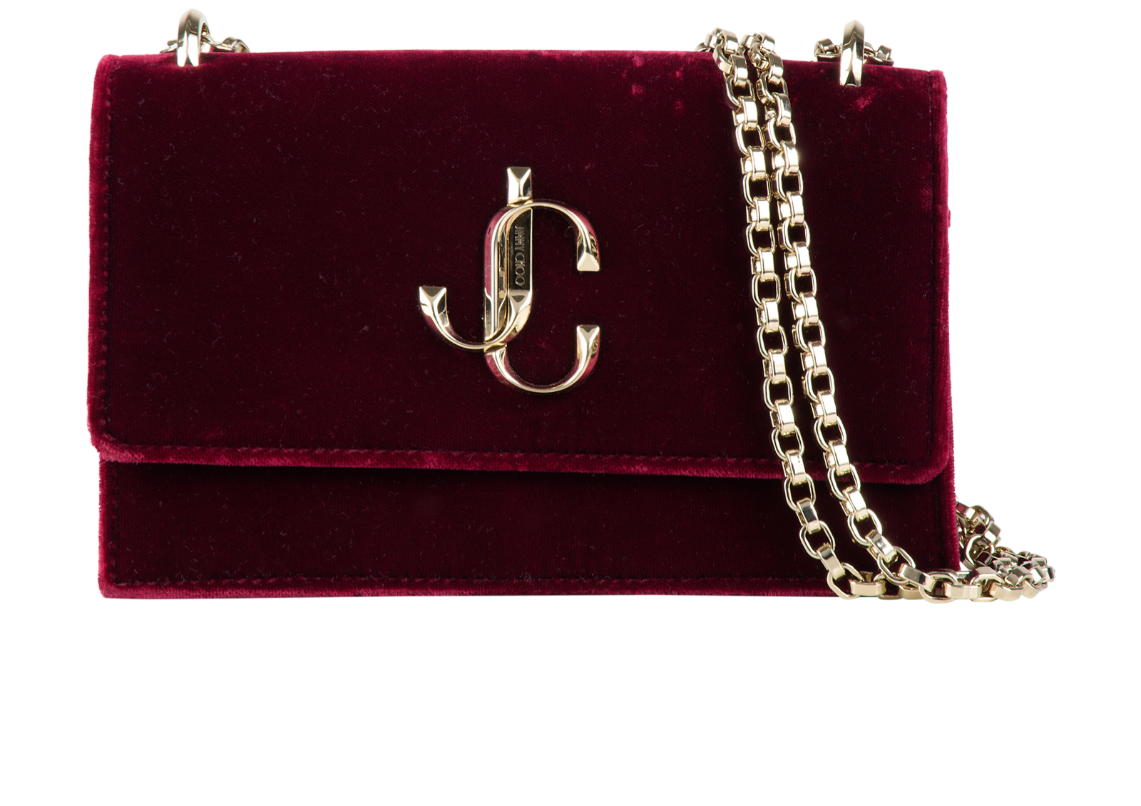 Pre-loved Velvet JC Shoulder Bag - £295