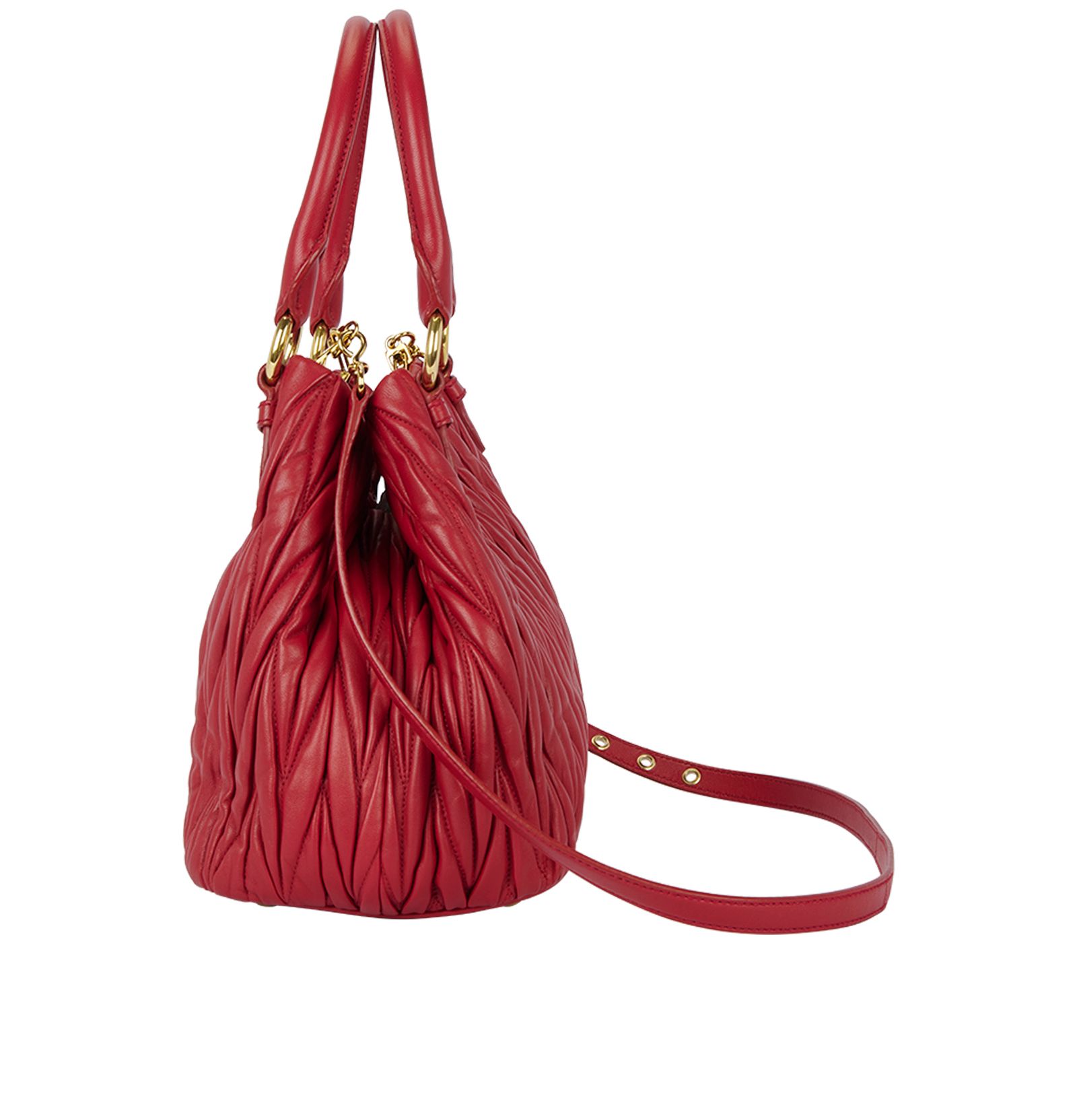 Matelasse Secchiello Bucket Bag, Miu Miu - Designer Exchange | Buy Sell ...