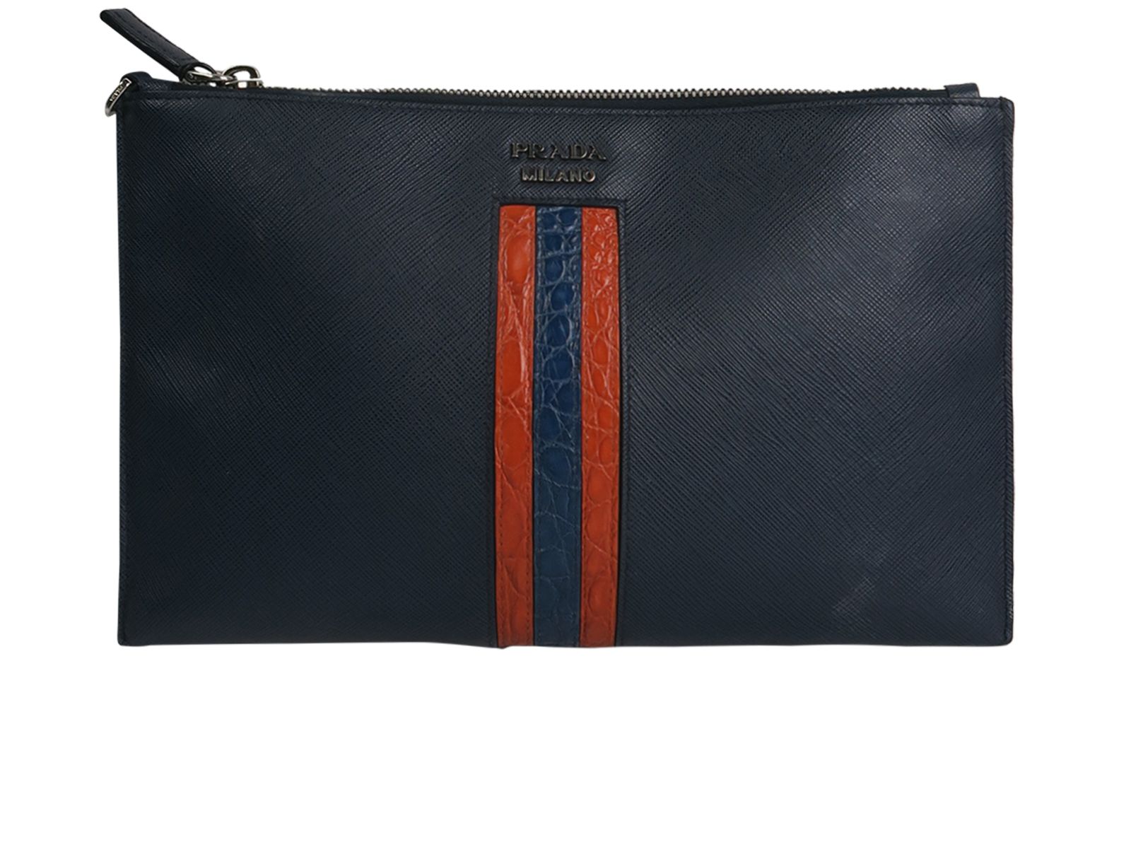 Zipped Croc Pouch, Prada - Designer Exchange | Buy Sell Exchange