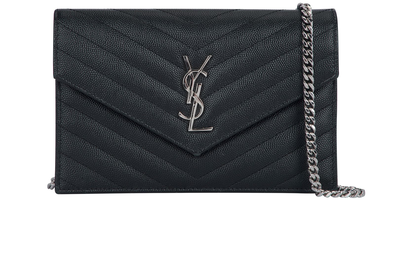 Yves Saint Laurent Cassandre Wallet On Chain, Saint Laurent/YSL ...