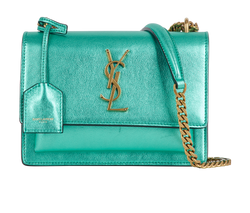 Metallic Small Sunset Crossbody, Saint Laurent/YSL - Designer Exchange ...