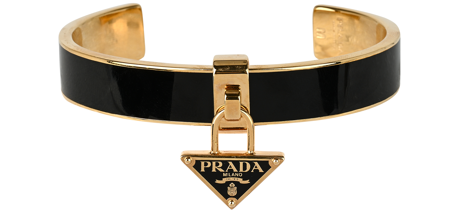 Prada Triangle Logo Cuff, Bracelets - Designer Exchange | Buy Sell Exchange
