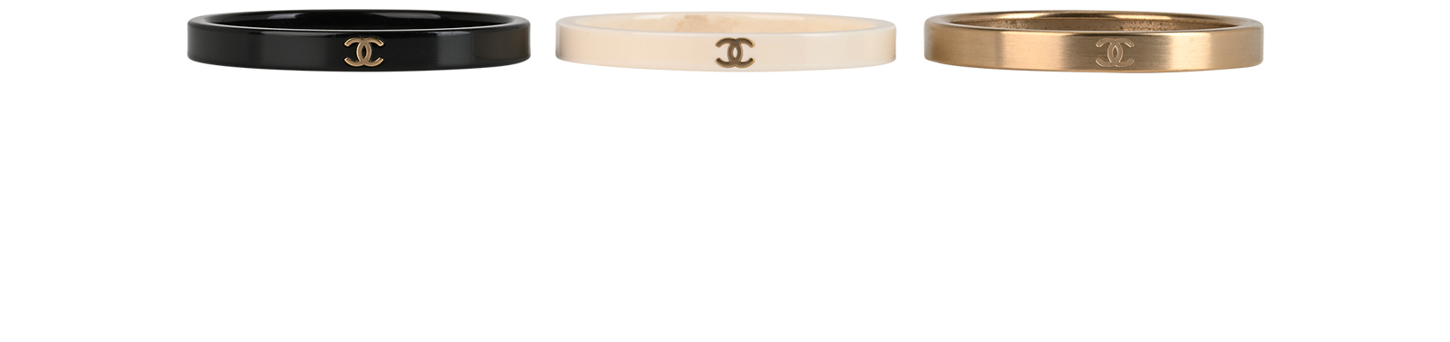 Pre-loved Chanel B12P 3 Bangle Set - £420
