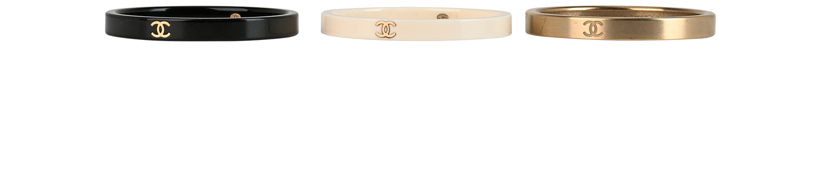 Pre-loved Chanel B12P 3 Bangle Set - £420