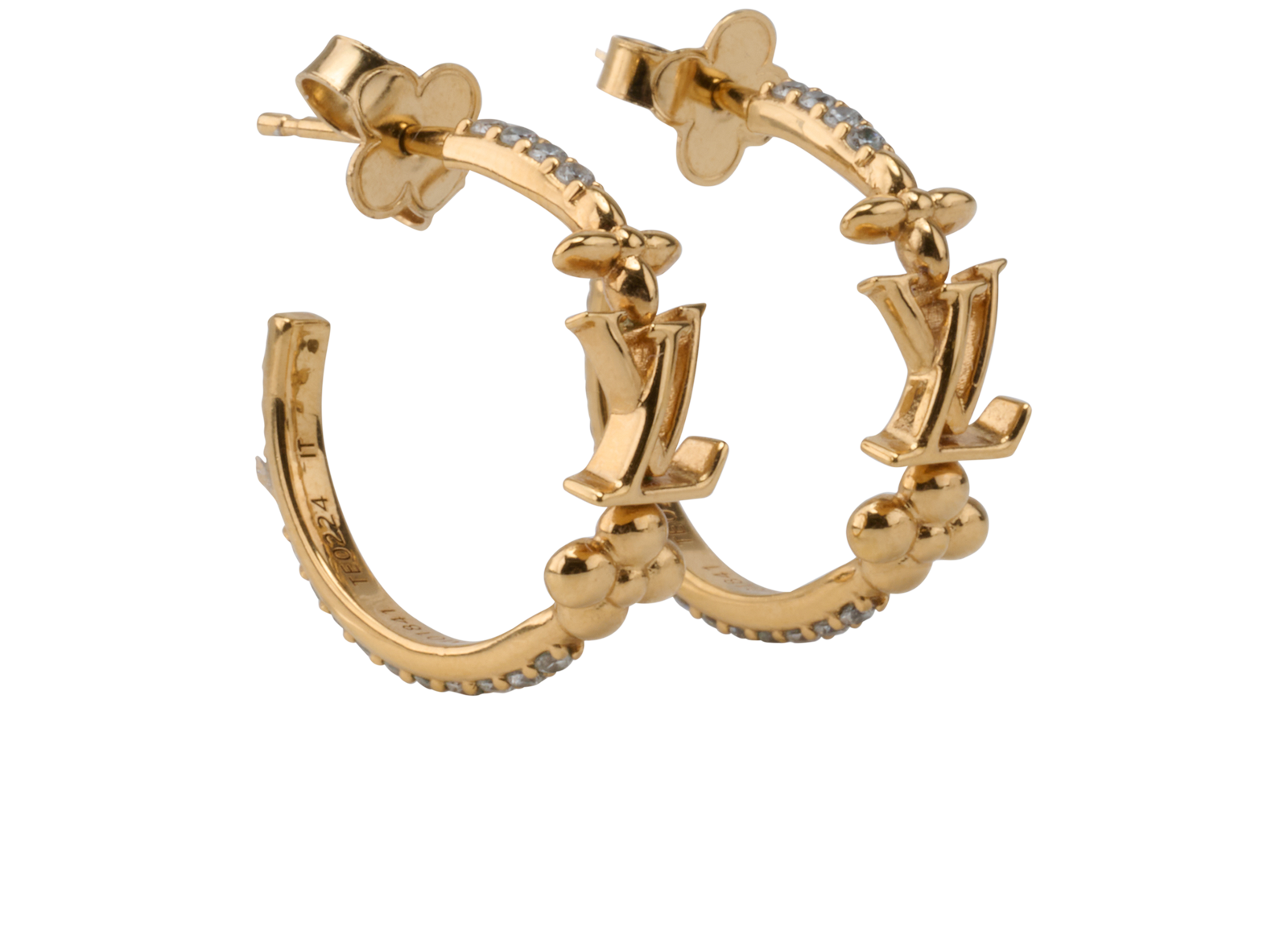 Pre-loved Louis Vuitton LV Iconic Earrings - £260
