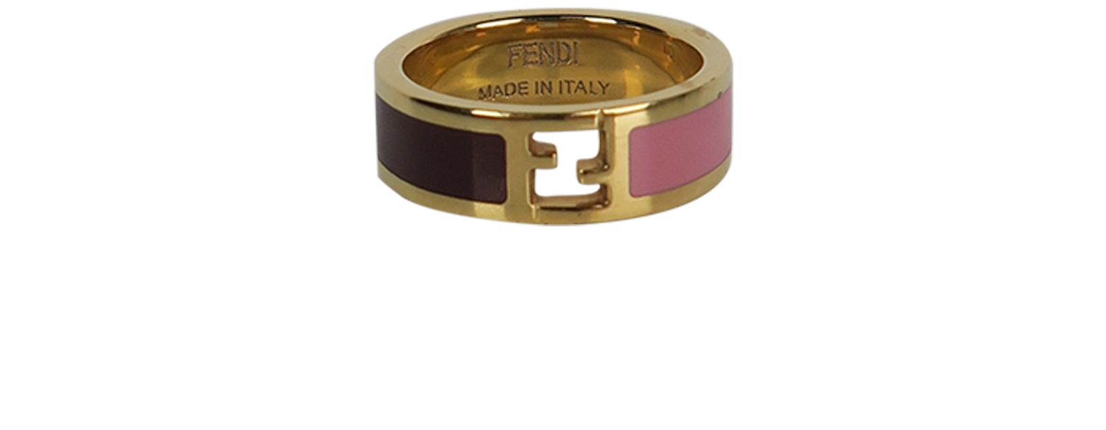 Fendi FF 2 Tone Ring Rings Designer Exchange Buy Sell Exchange
