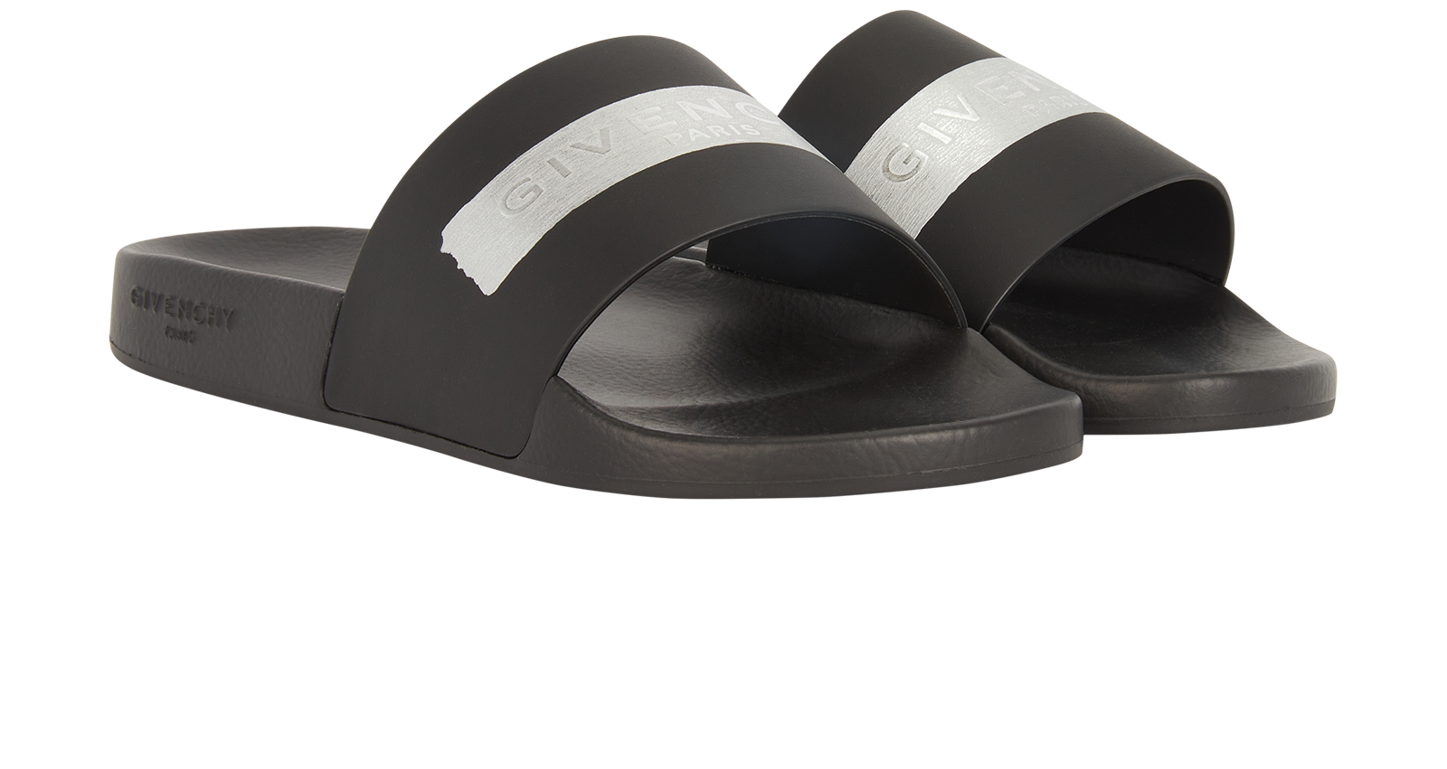 Givenchy Logo Print Slides, Flats - Designer Exchange | Buy Sell Exchange