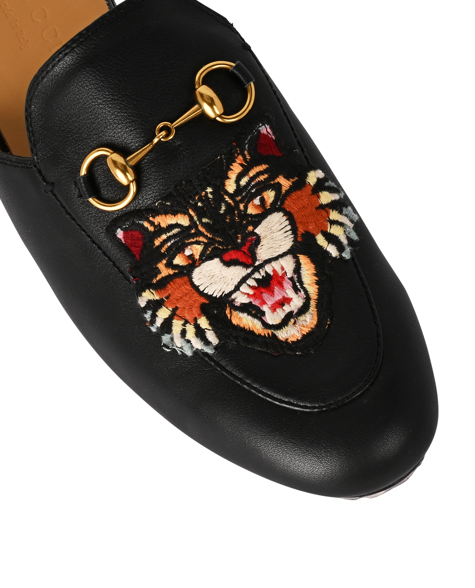Pre-loved Gucci Tiger Princetown Mules - £295