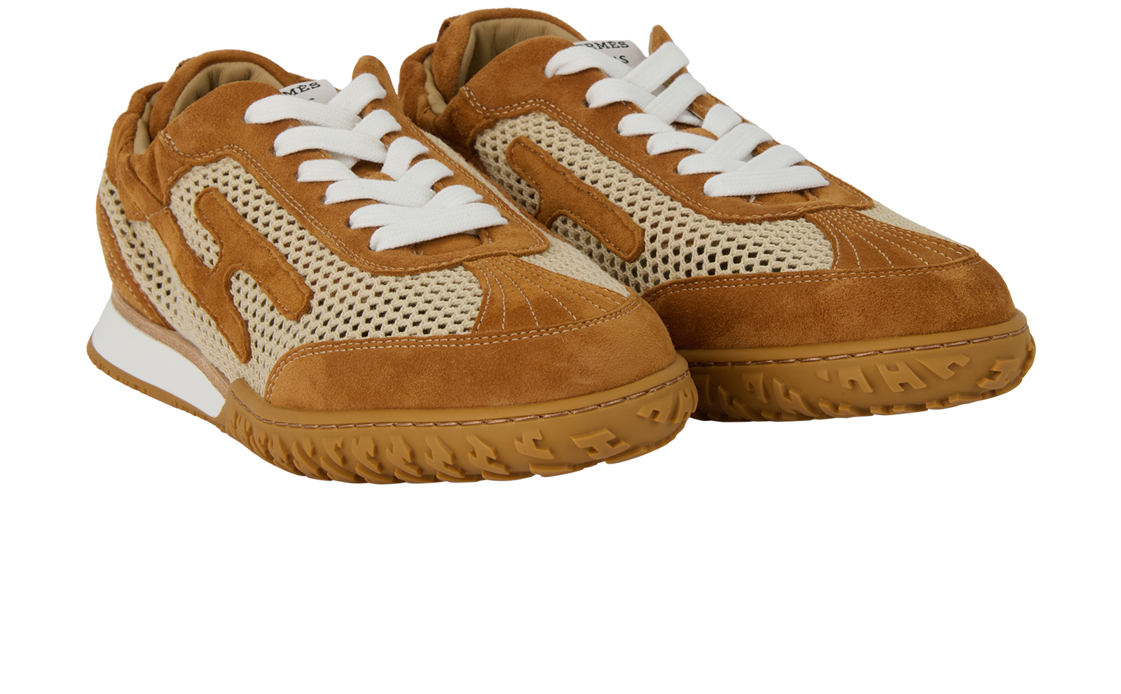 Pre-loved Hermes Knit Jet Sneakers - £450