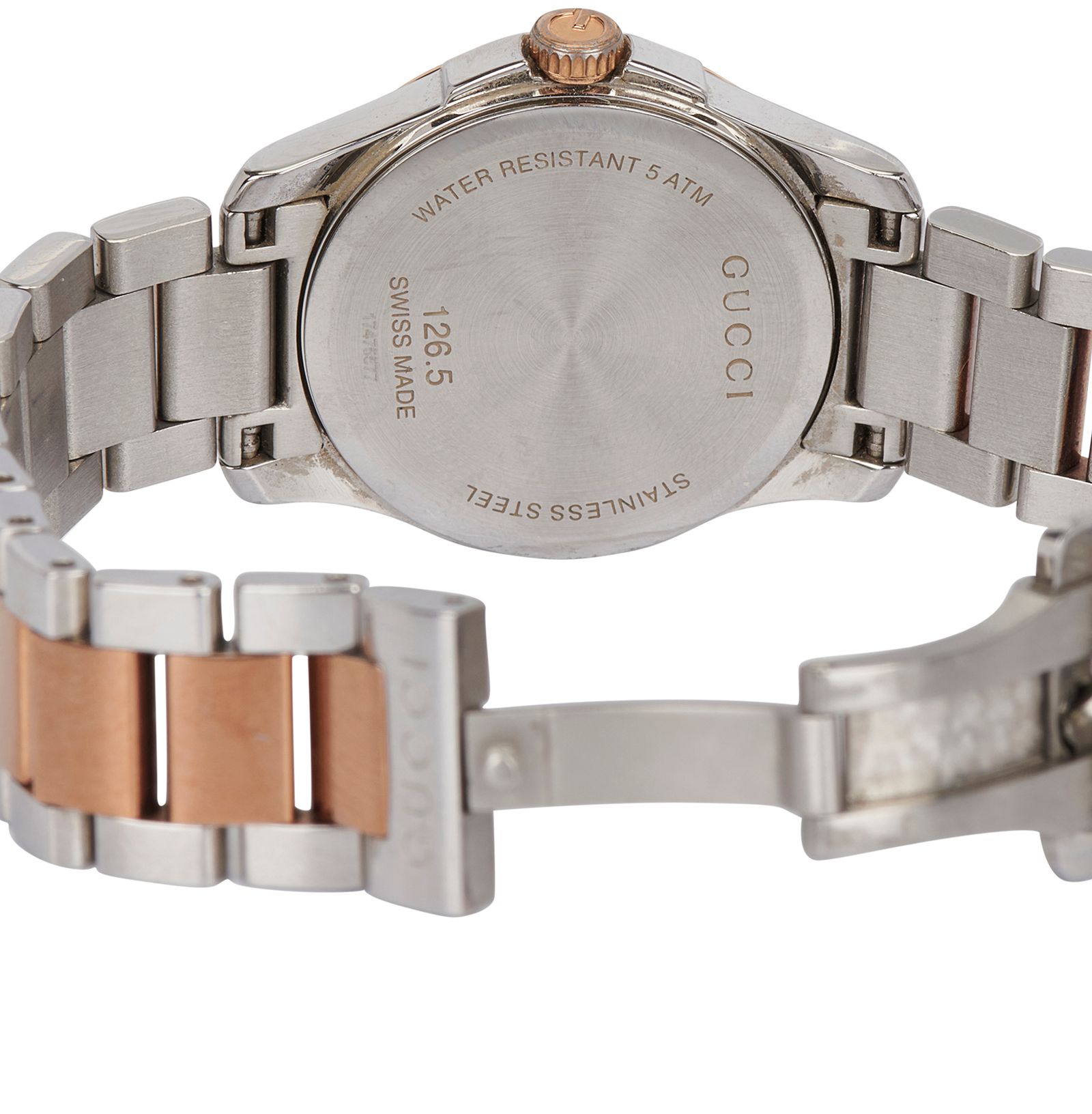 Gucci Timeless Two-Tone Watch, Gucci Watches - Designer Exchange | Buy ...