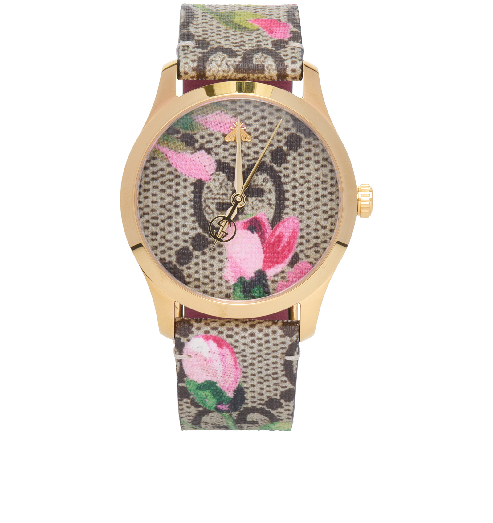 Gucci Timeless Monogram Floral Watch, Gucci Watches - Designer Exchange ...